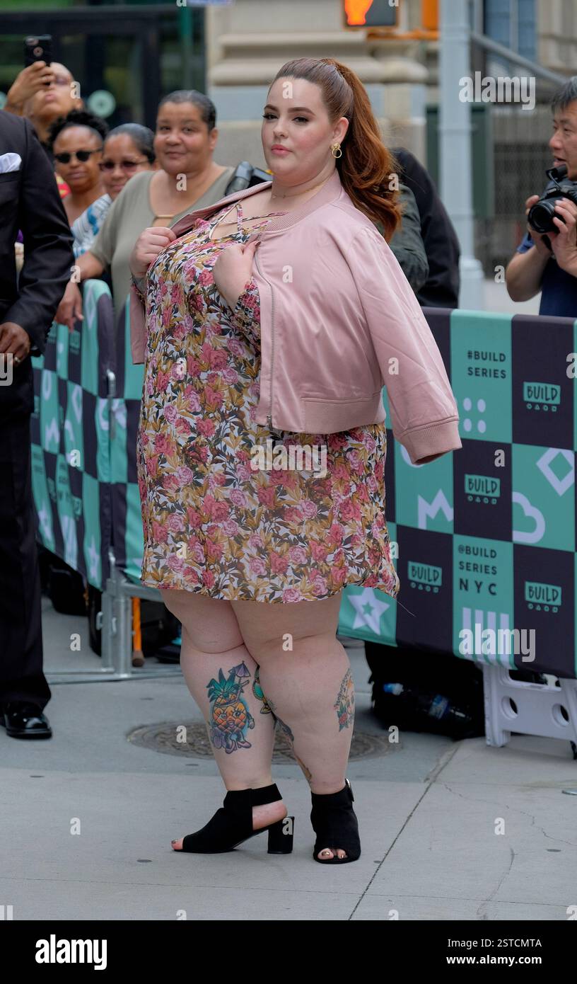 Tess Holliday made an appearance at Build Series on September 20 2017 ...