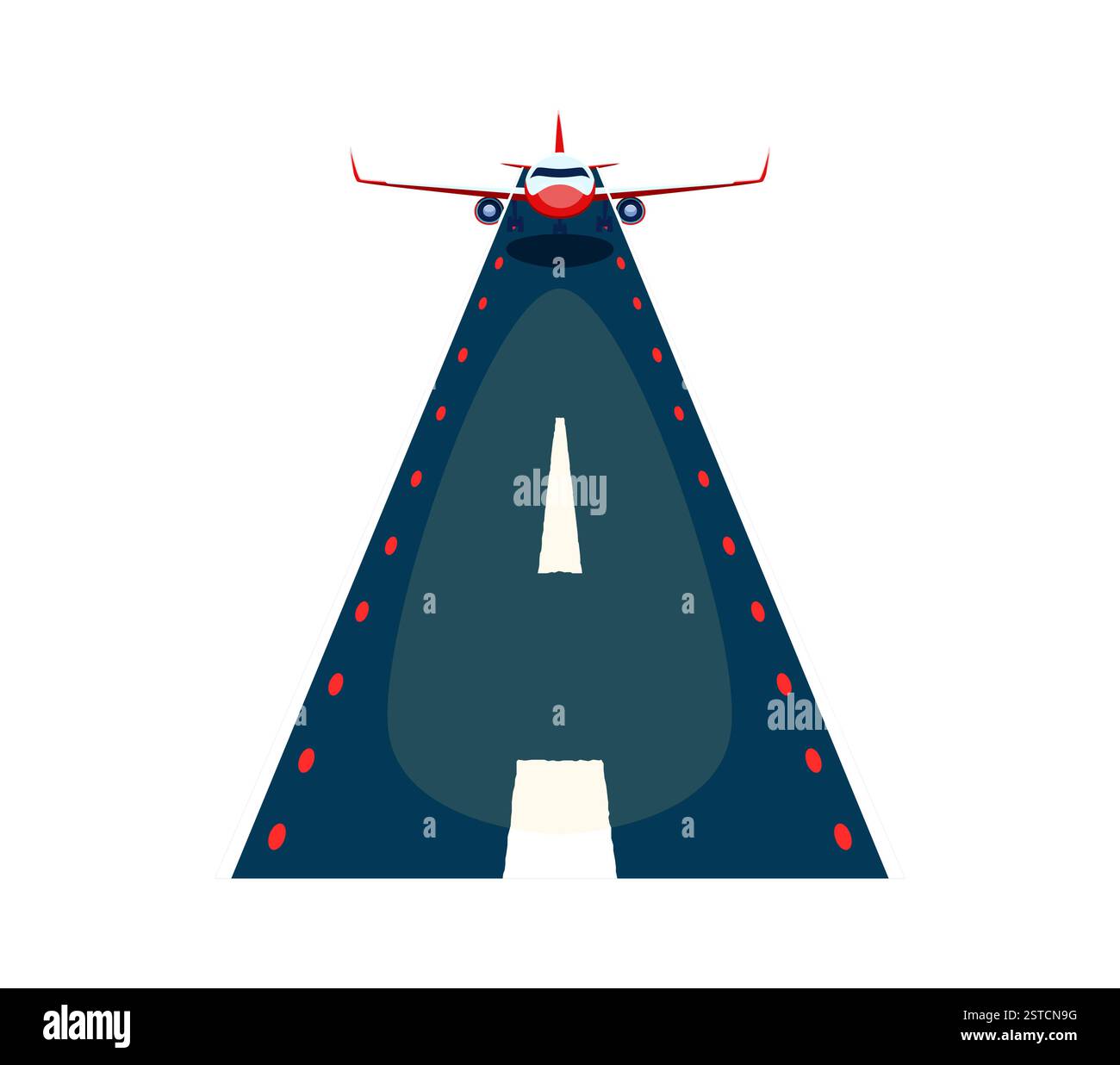 Summer travel font, letter A with plane on airport for typeface in ...