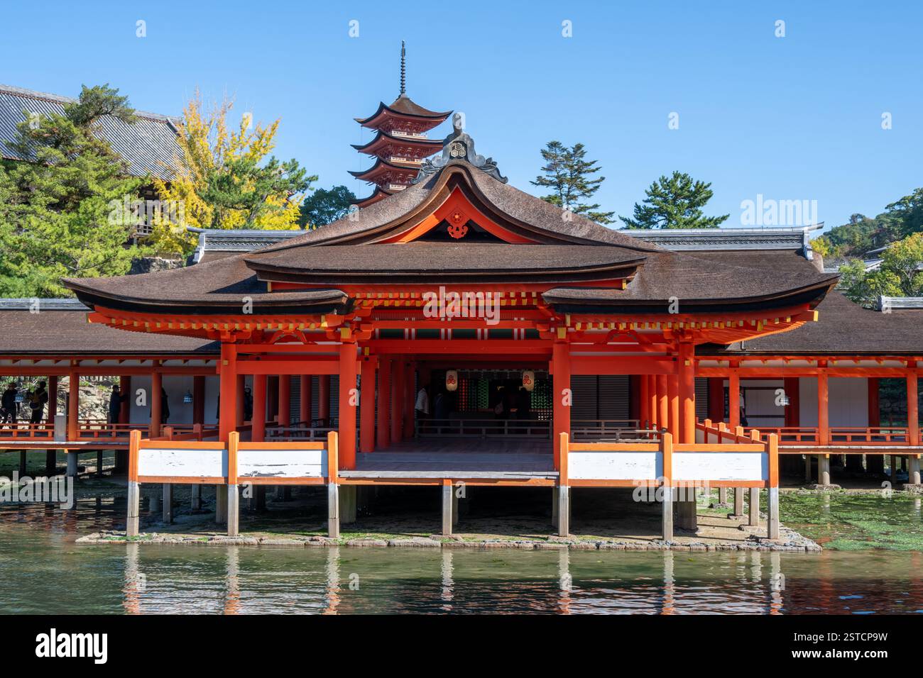 Itsukushima Shrine and the Five-storied Pagoda, Miyajima, Hiroshima ...