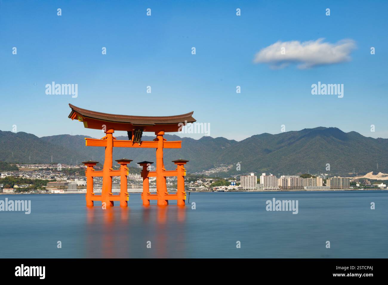 The 'Floating' Torii Gate at Miyajima Shrine, Long Exposure and Cloud ...