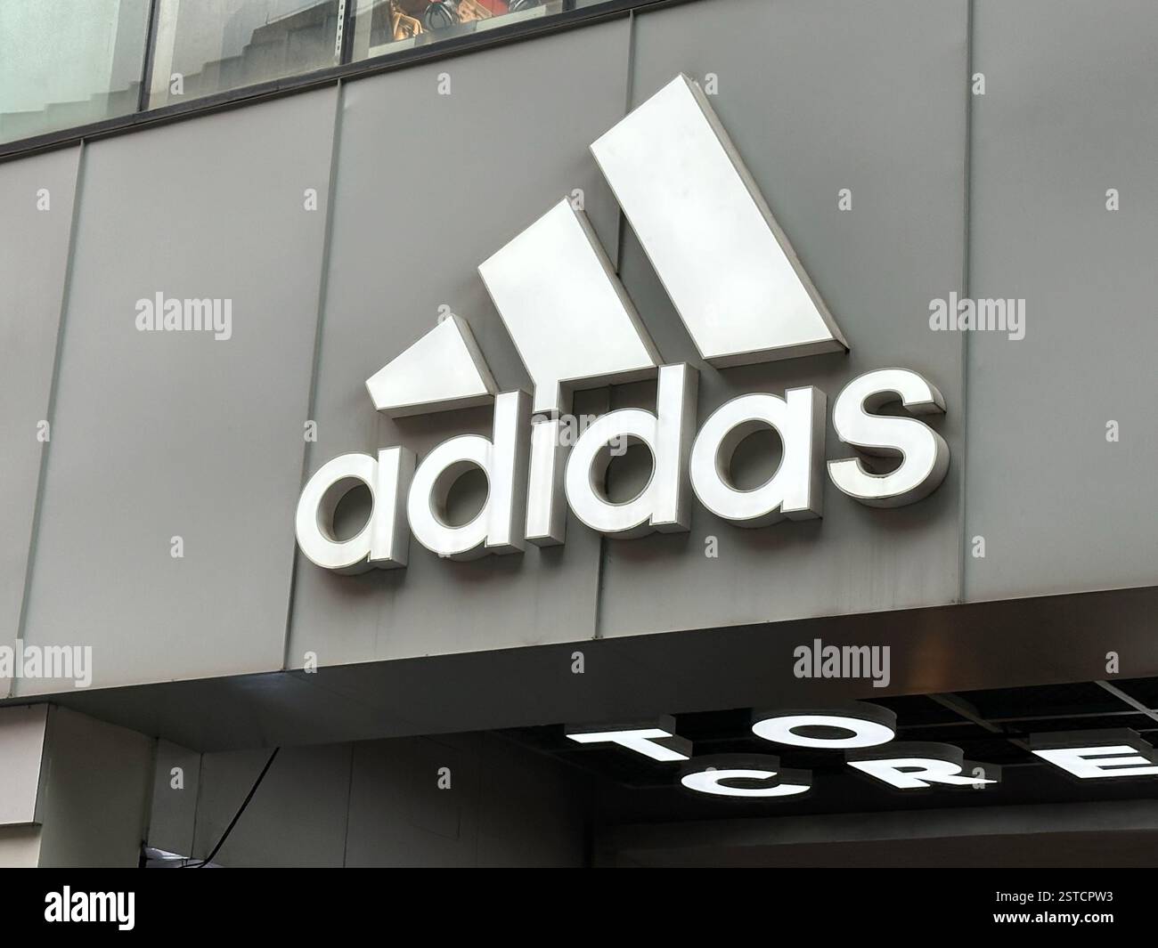 Guangzhou, China - Jan 27, 2024: Adidas store sign Stock Photo - Alamy