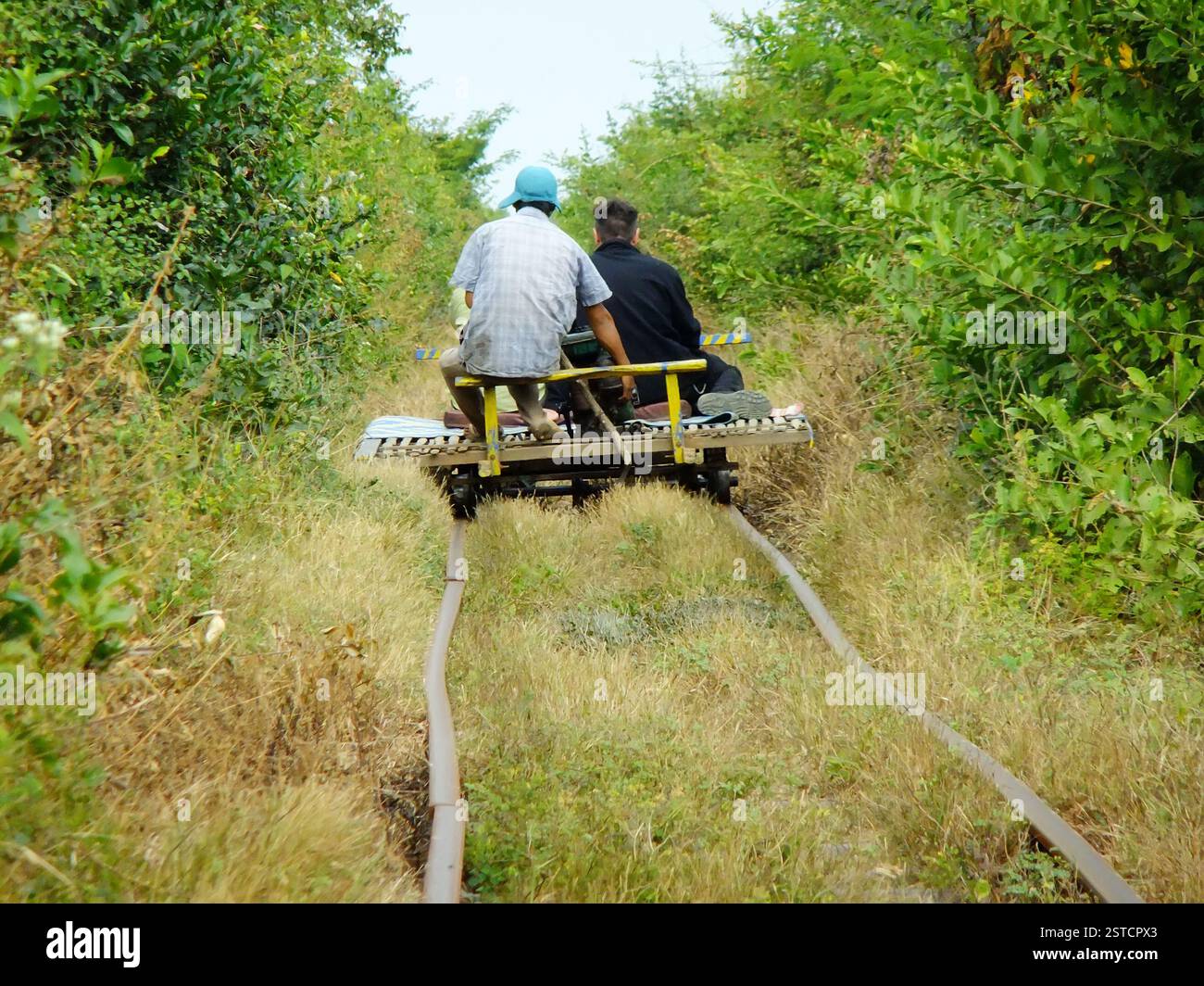 Bamboo train, Battambang, Cambodia Stock Photo - Alamy