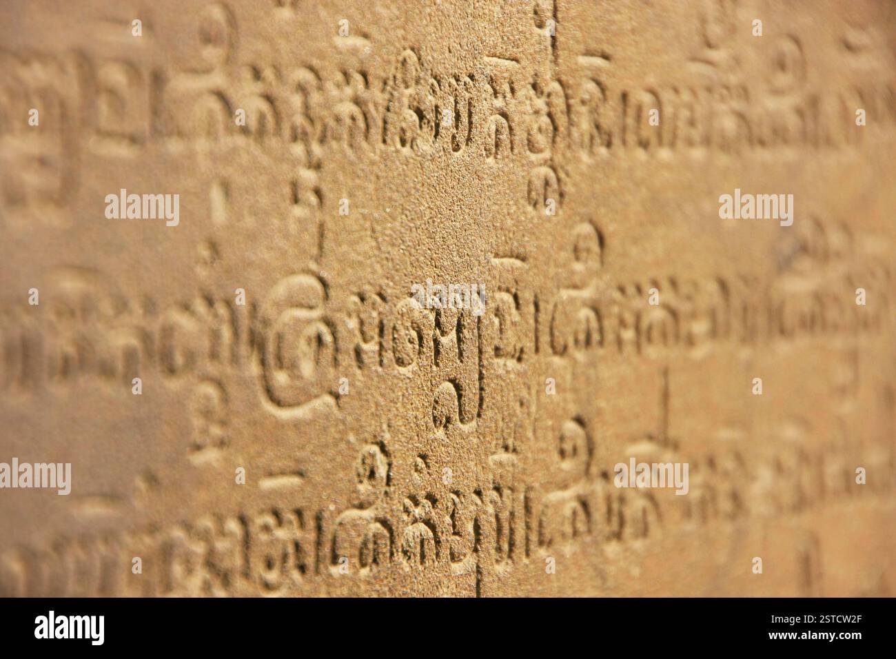 Close up of Khmer writing Stock Photo - Alamy