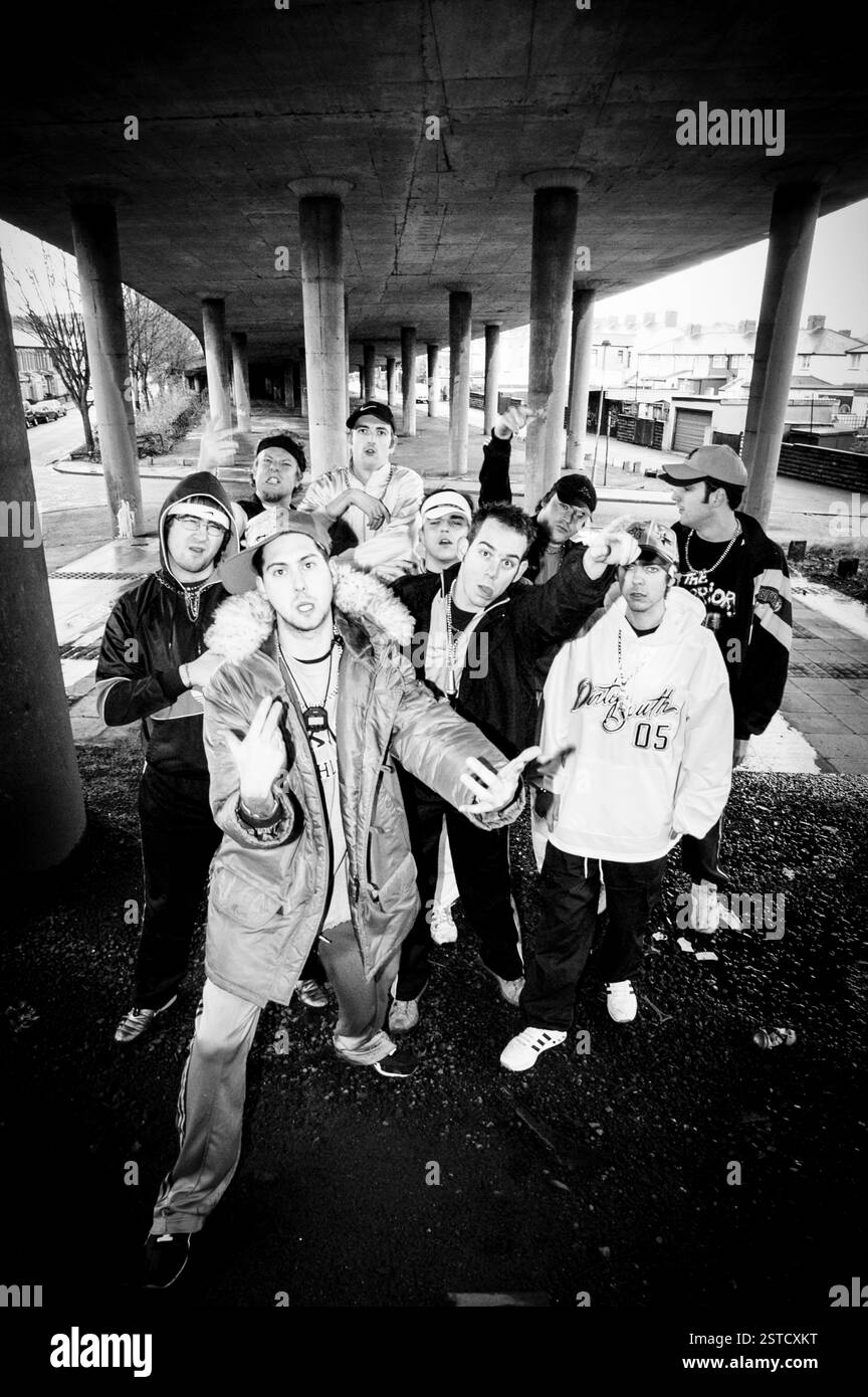 Take that group pop Black and White Stock Photos & Images - Alamy