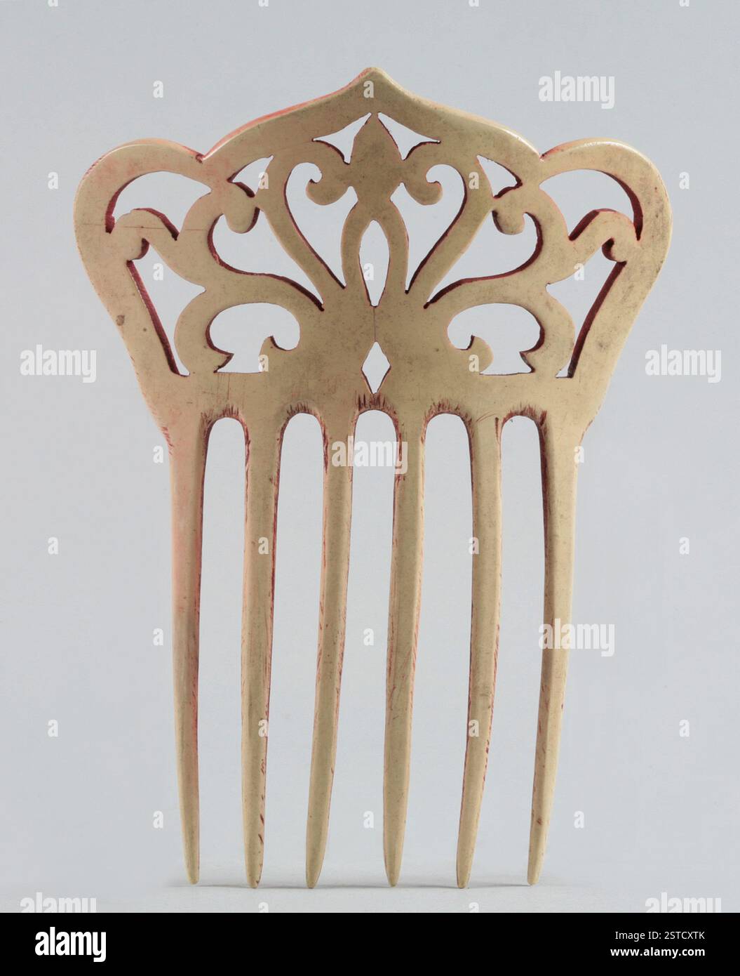 Crown-shaped back assimilating clover and spike patterns, featuring ...