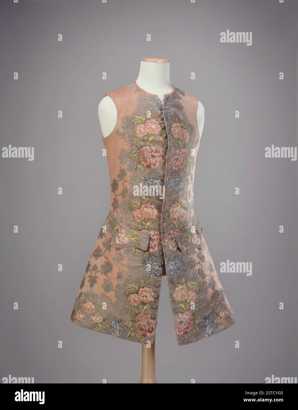 A design featuring large, blooming flowers resembling peonies. The ...