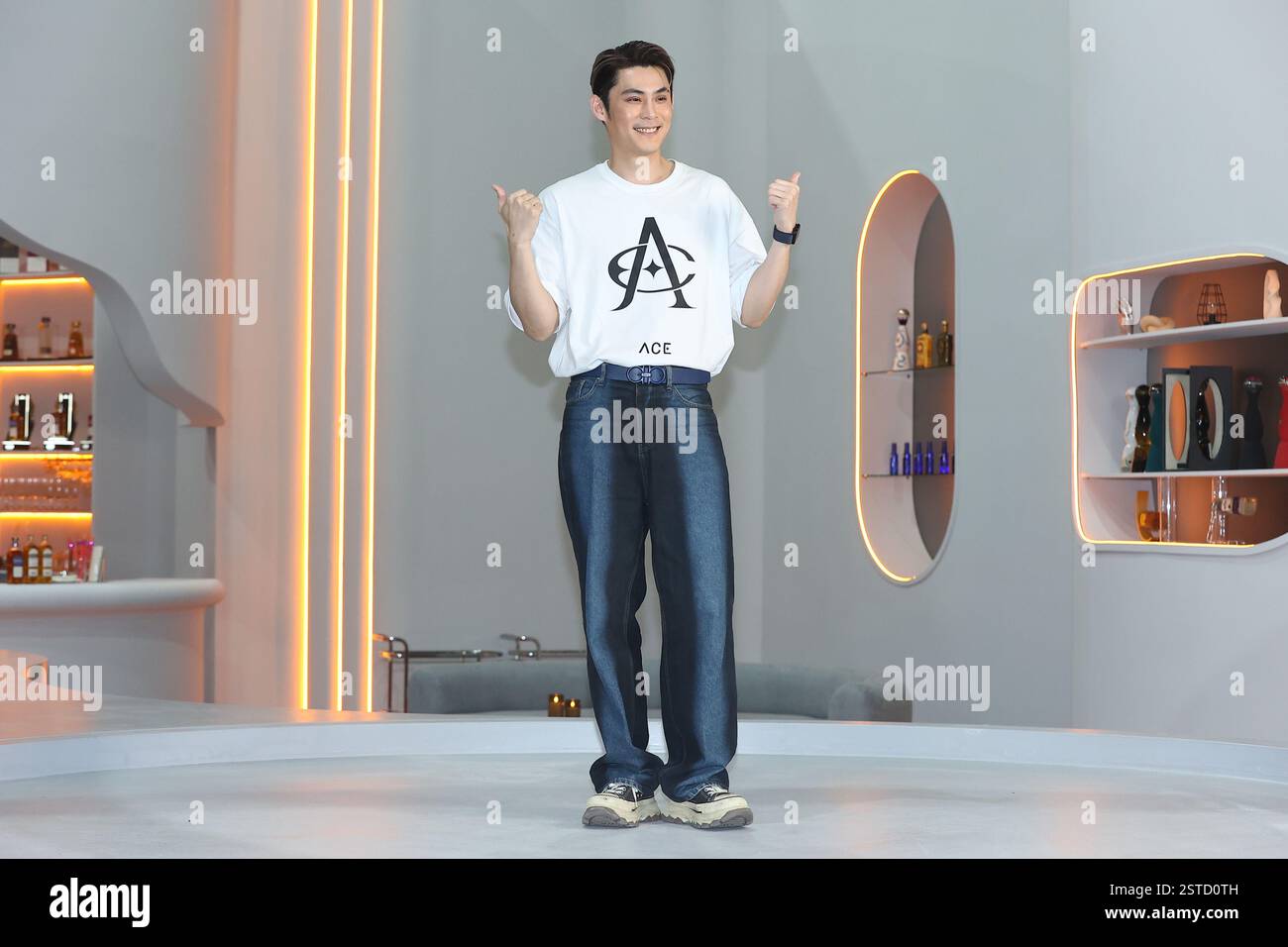 TAIPEI, CHINA - FEBRUARY 18, 2025 - Taiwanese actor Andy Chen attends a ...