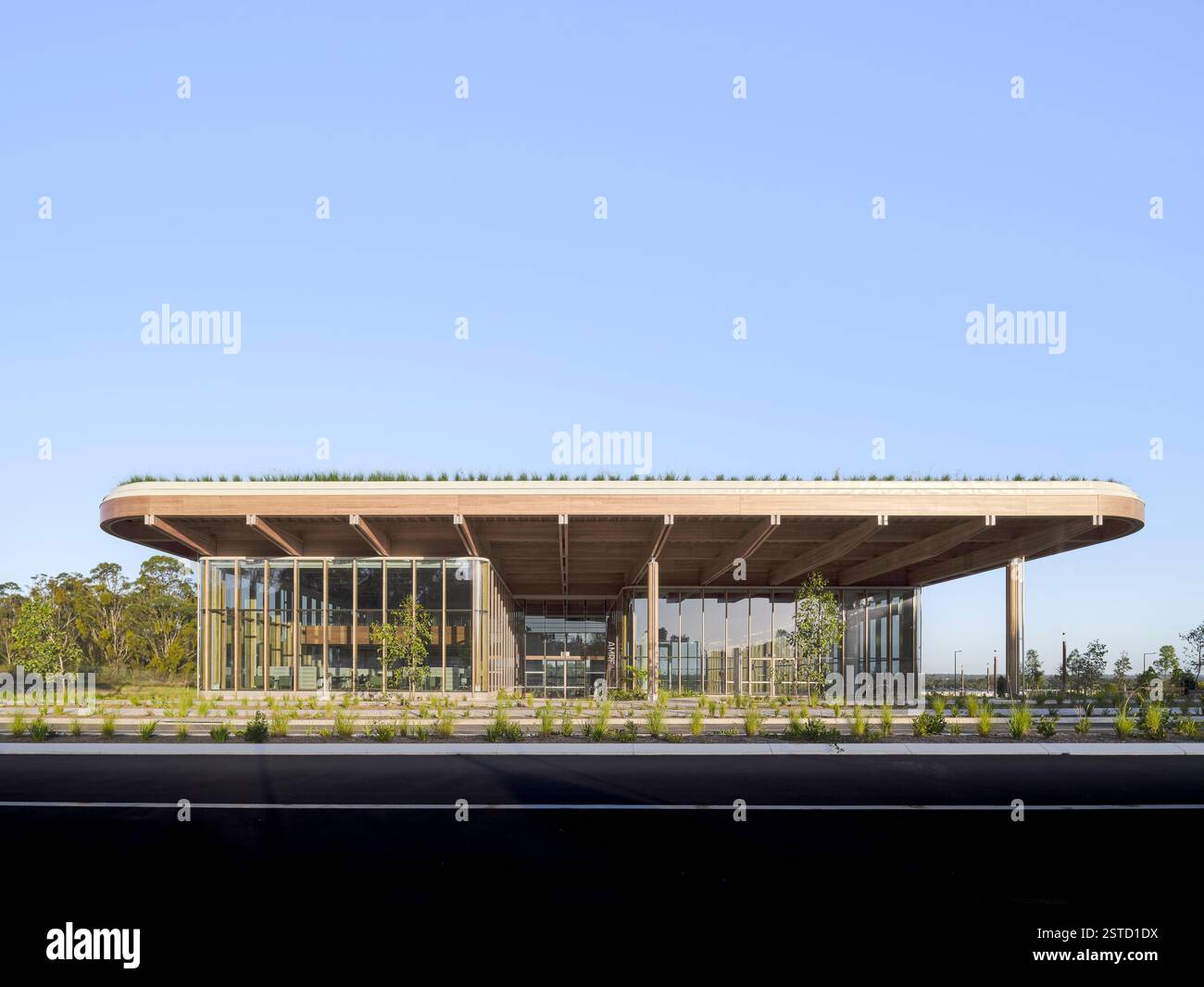 Western facade and entrance. Advanced Manufacturing Research Facility ...