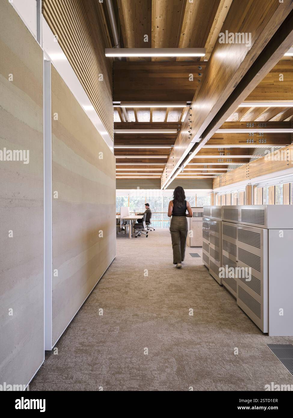 Upper level office space. Advanced Manufacturing Research Facility ...