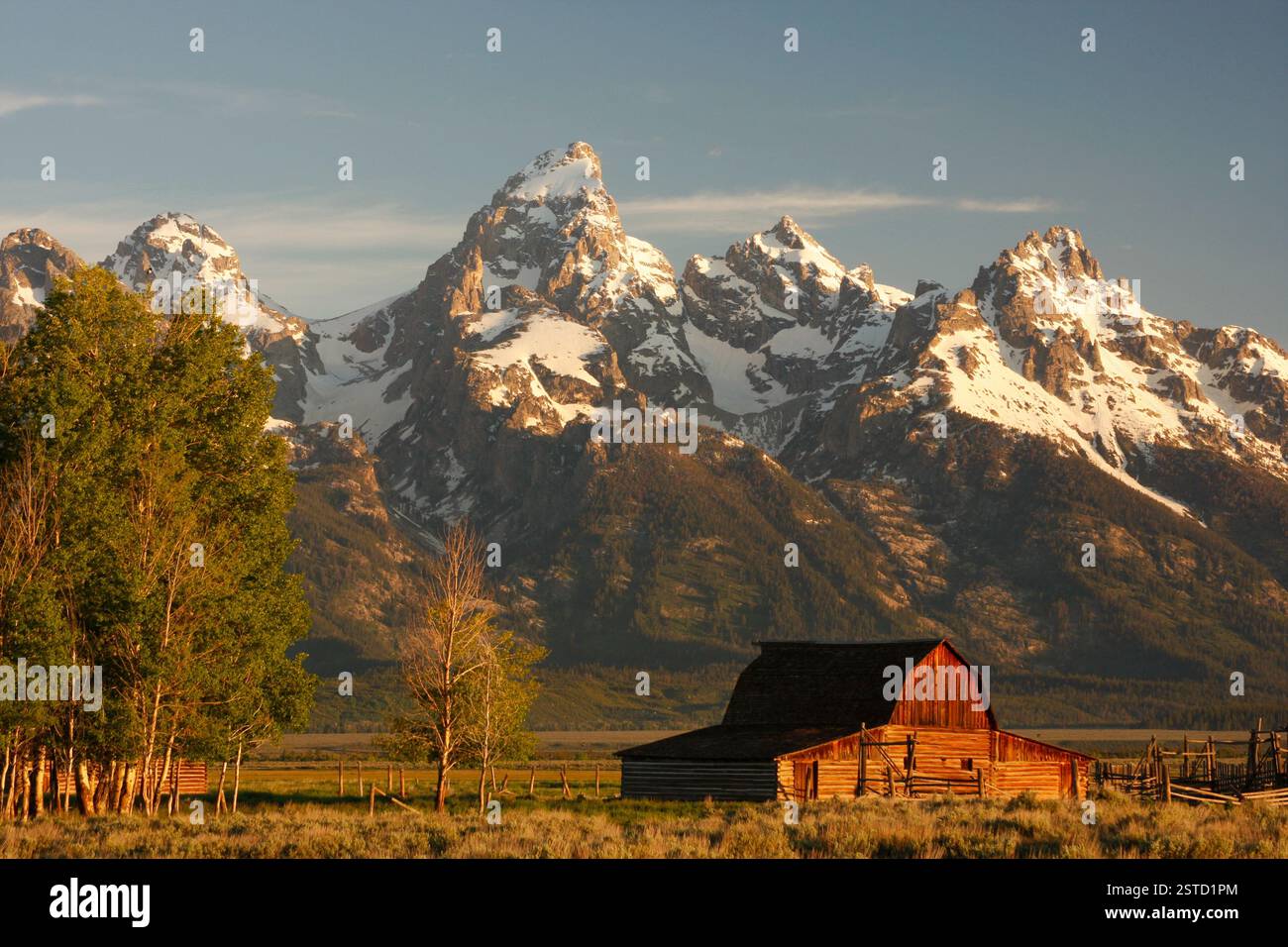Mormon row barn, Grand Teton National Park Stock Photo - Alamy