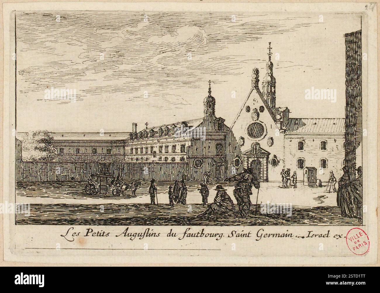 A scene from the urban landscape, featuring the Convent of the Little ...