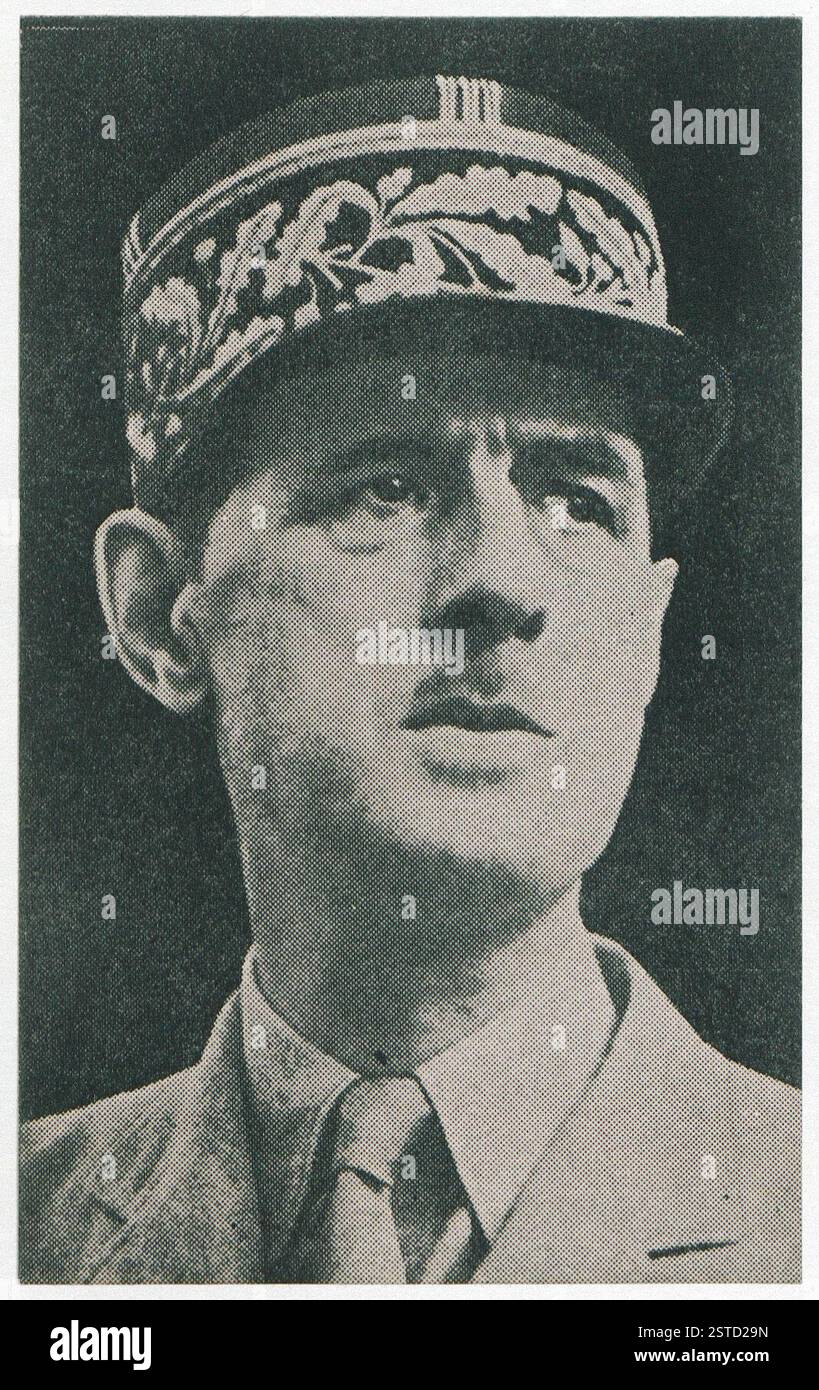 A French brigade general's Képi, embroidered with insignia, paired with ...