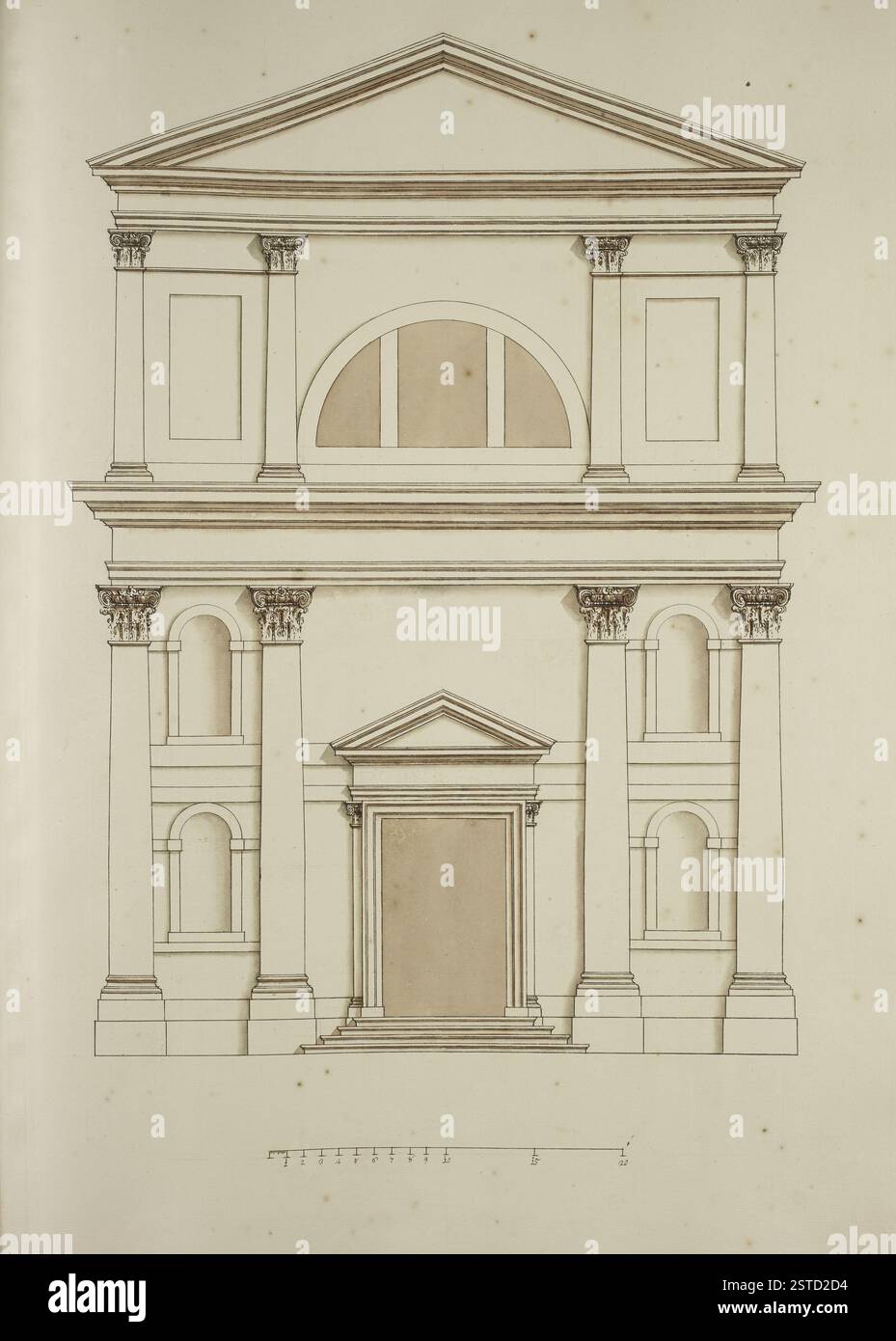 A historic collection of topographical works featuring detailed views ...