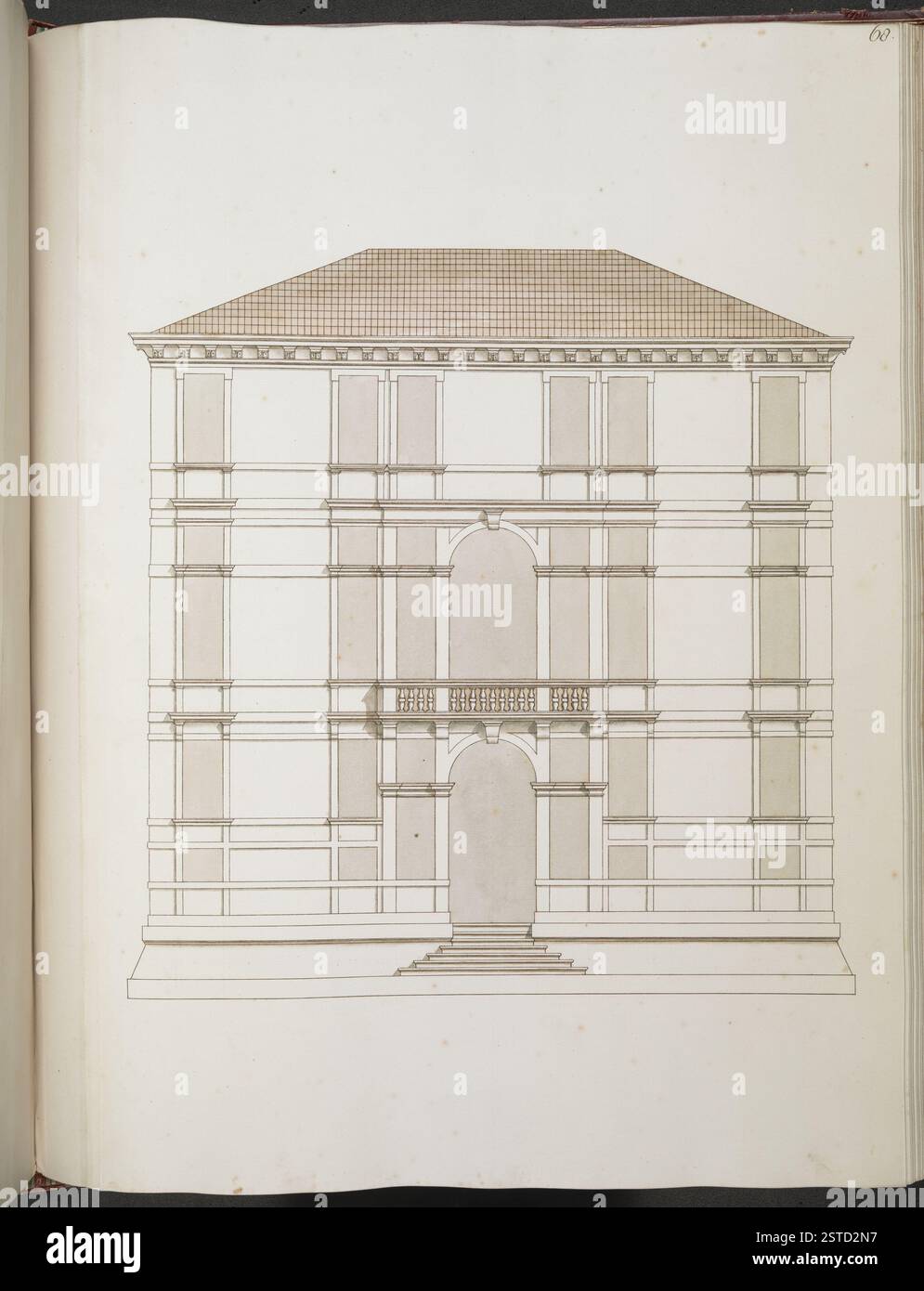 An illustration from Antonio Visentini's 'Admiranda Urbis Venetæ ...