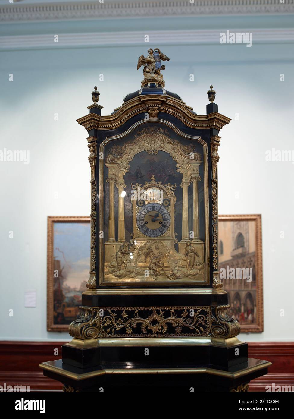 Organ clock from 1735, crafted by Charles Clay and designed by John ...