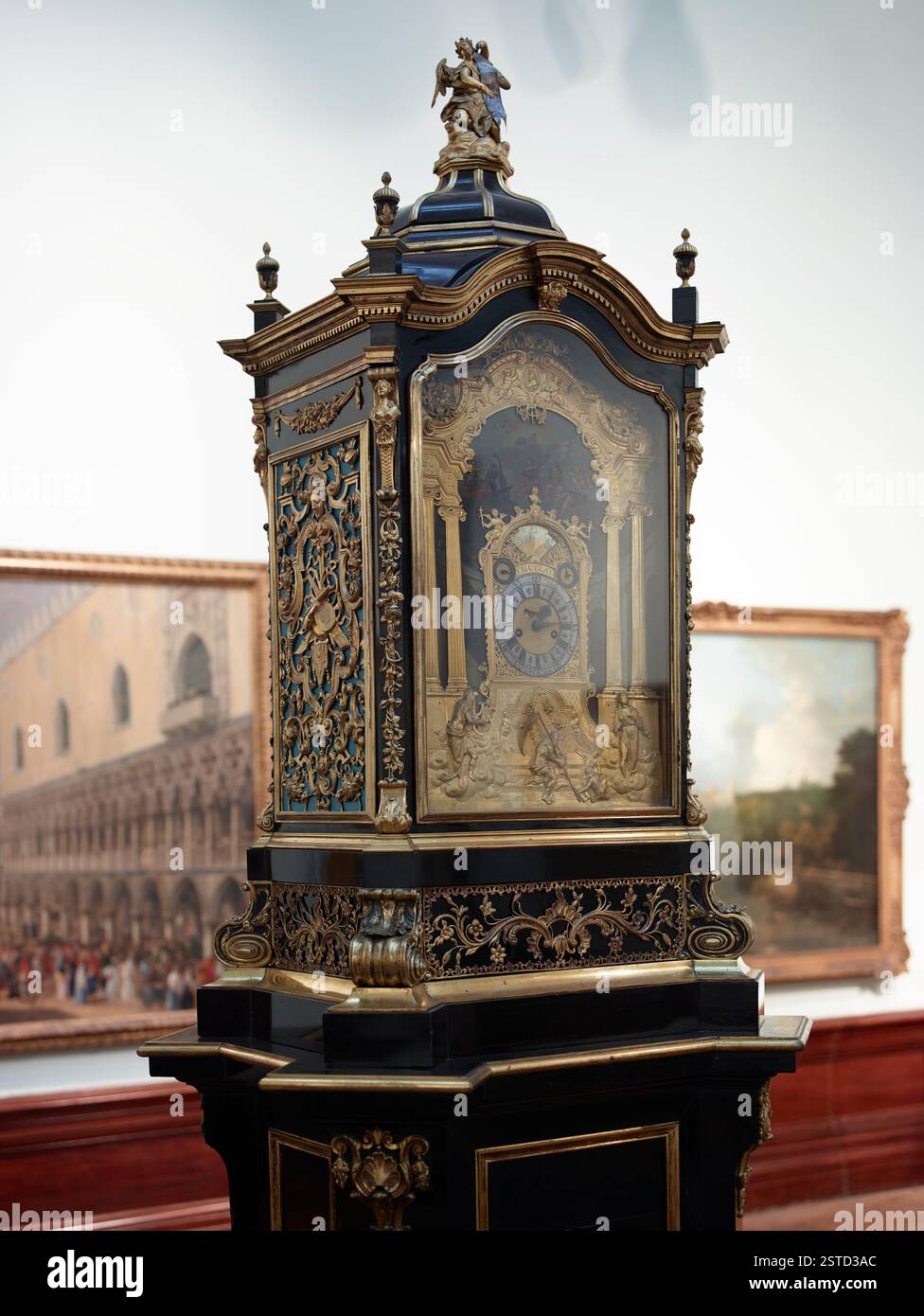 Organ clock from 1735, crafted by Charles Clay and designed by John ...