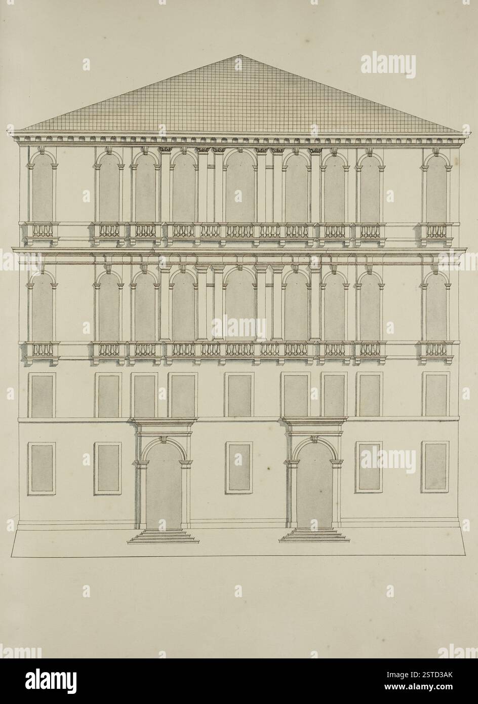 A detailed illustration from the British Library’s King’s Topographical ...