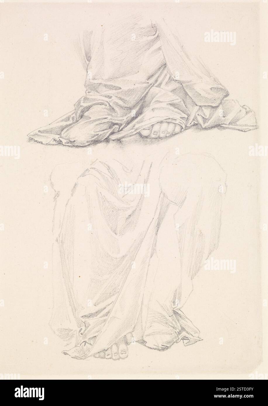 This 1865 pencil study by Edward Burne-Jones, titled 'The Hours - Study ...