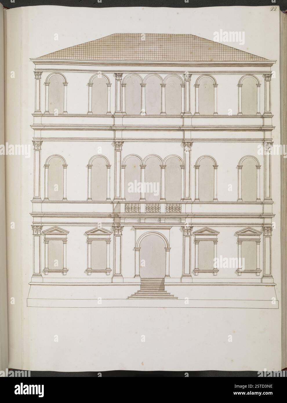 An illustration from Antonio Visentini's 'Admiranda Urbis Venetæ', part ...