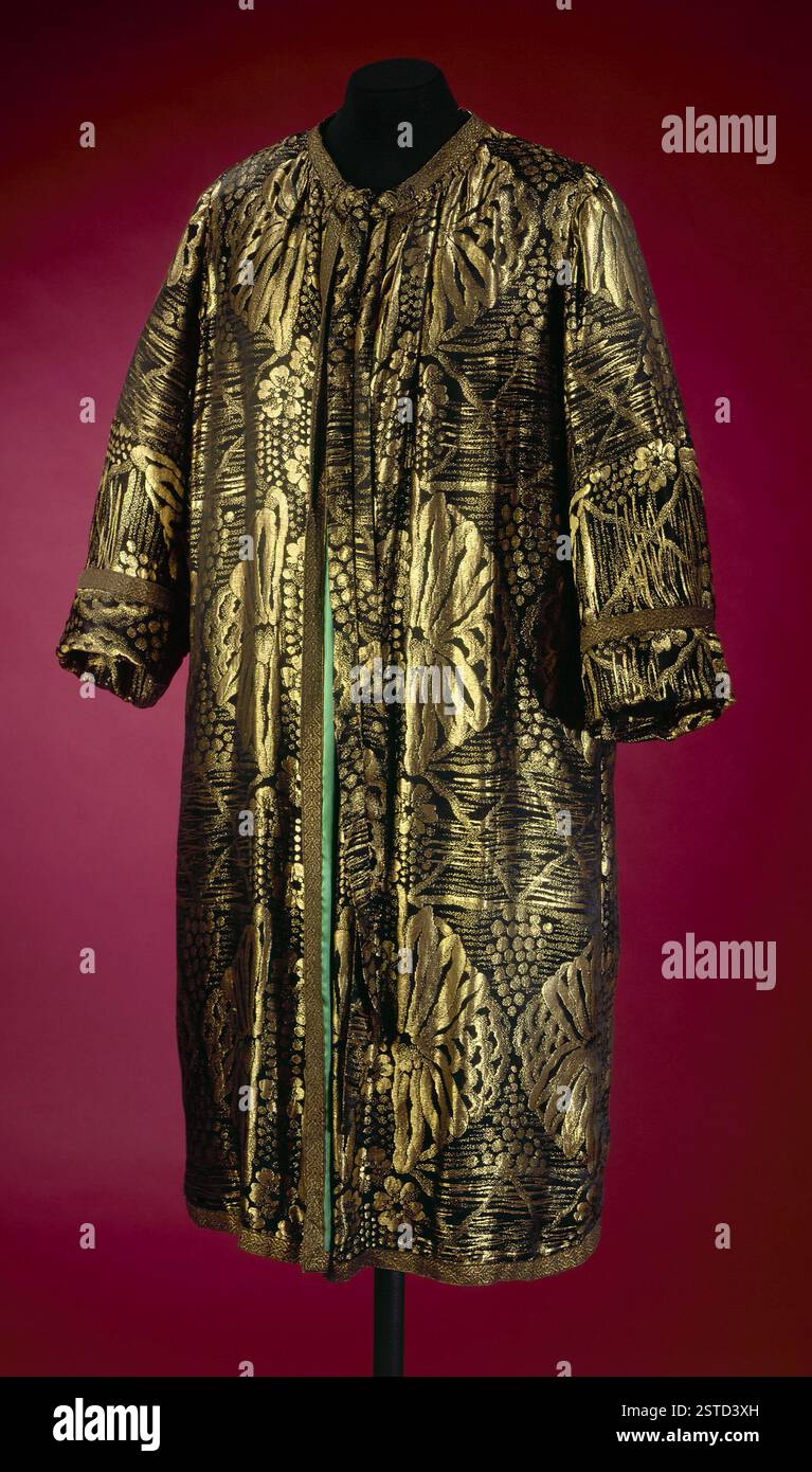 A design featuring a stylized floral body motif, where floral elements ...