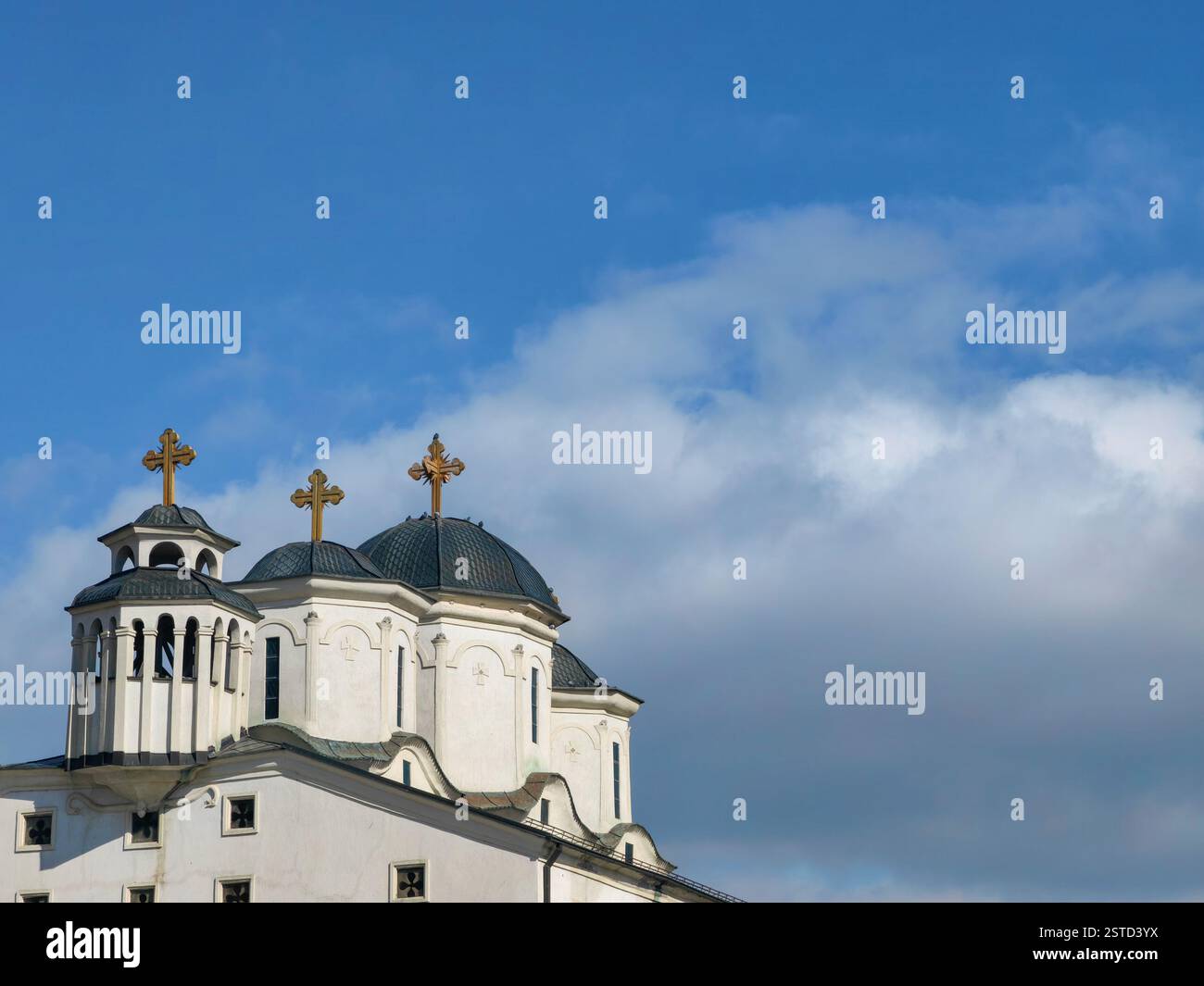 Sacred Heights – Macedonian Orthodox Church Rooftop Stock Photo - Alamy