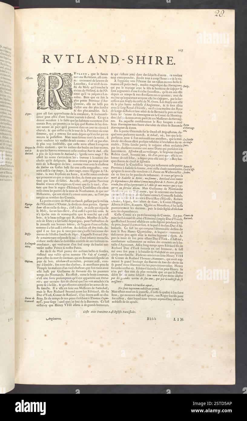 The BL King's Topographical Collection, Le Grand Atlas, volume 5, is ...