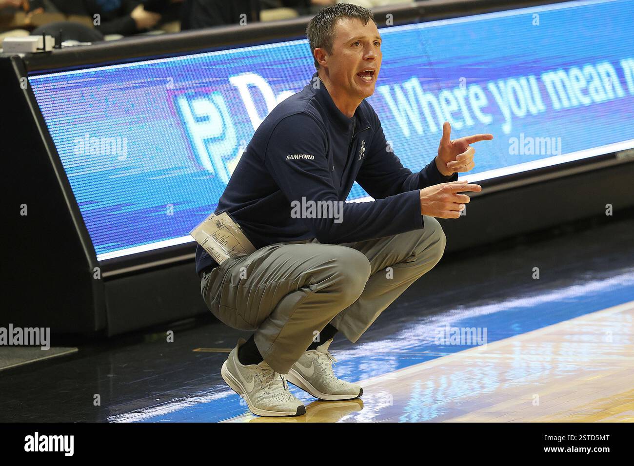 SPARTANBURG, SC - FEBRUARY 15: Samford Bulldogs head coach Bucky ...