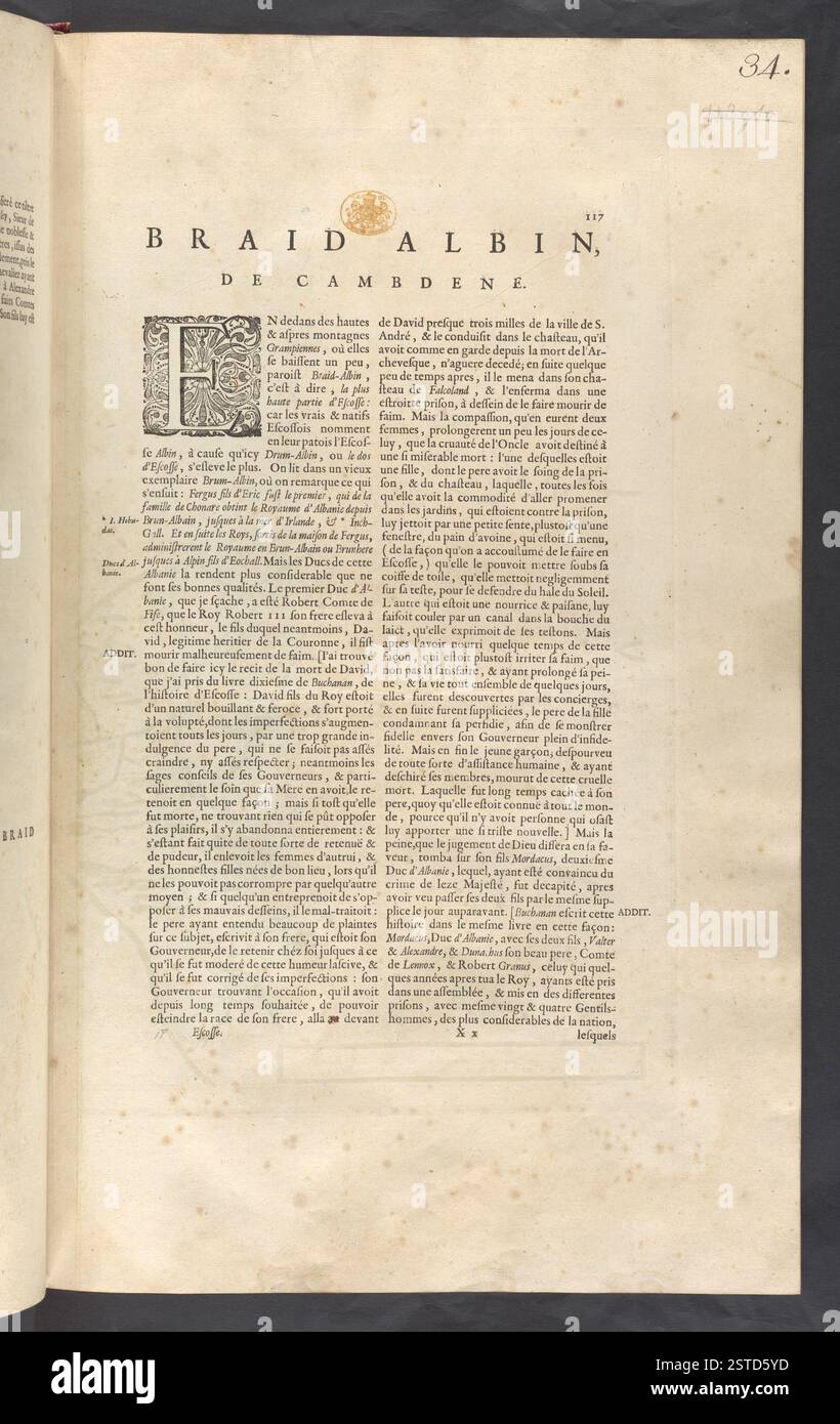 A detailed map from 'Le Grand Atlas', Volume 6 of The BL King's ...