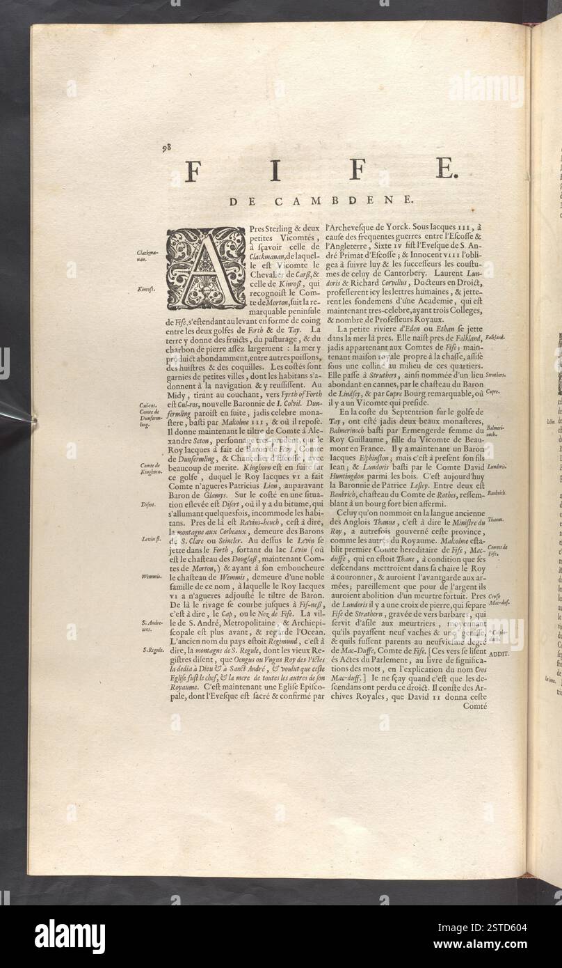 Map from Volume 6 of 'Le Grand Atlas,' illustrating the topographical ...