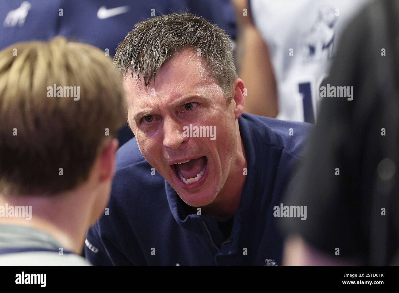 SPARTANBURG, SC - FEBRUARY 15: Samford Bulldogs head coach Bucky ...