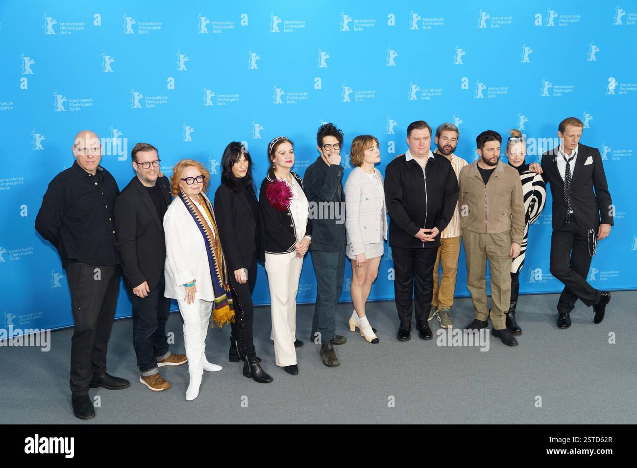 Berlin, Germany. 15th Feb, 2025. Sol Bondy, Michael Chernus, Alexander ...