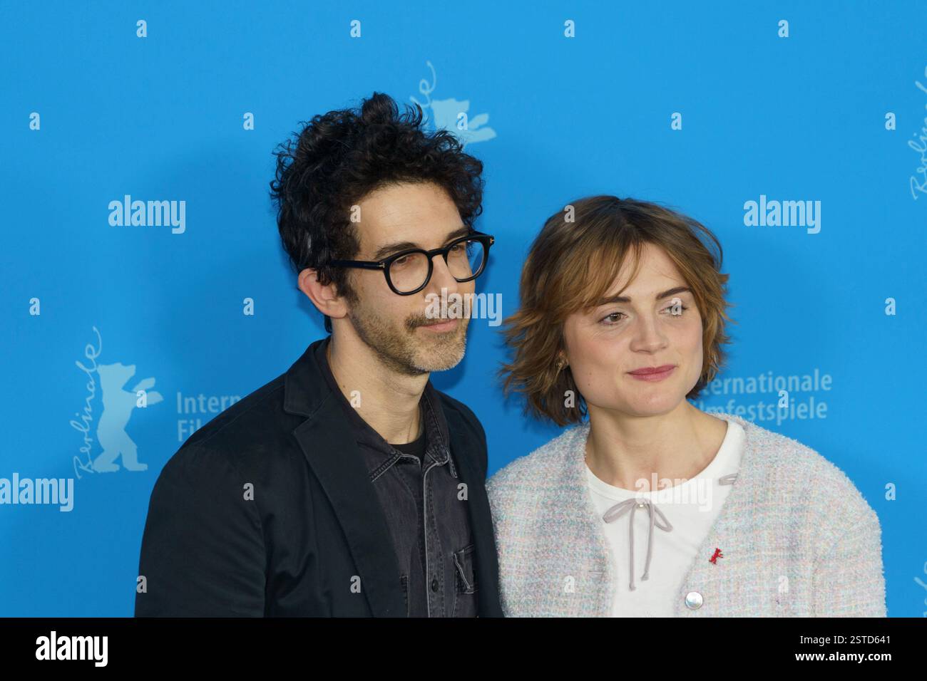 Berlin, Germany. 15th Feb, 2025. Sol Bondy, Michael Chernus, Alexander ...