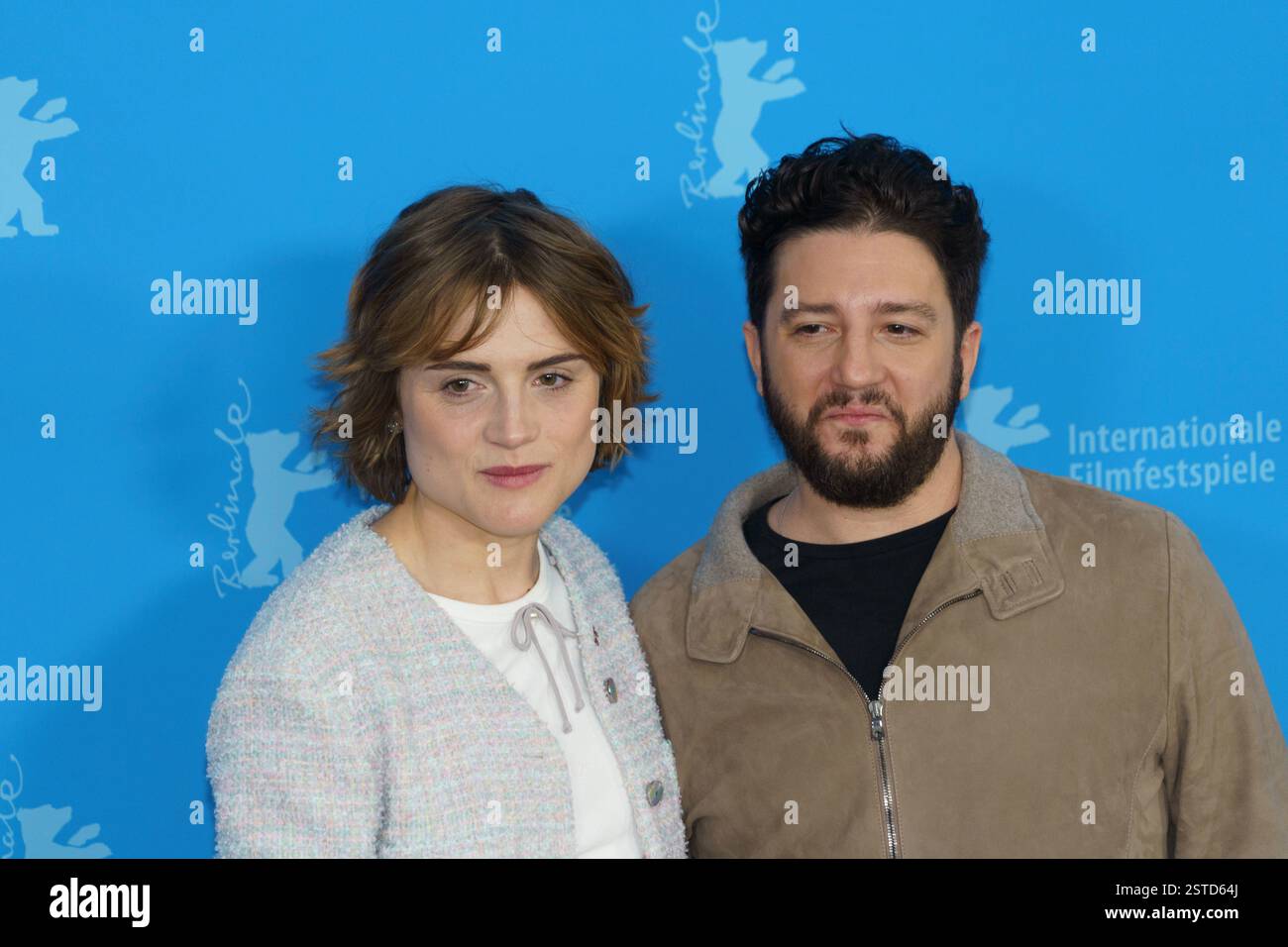 Berlin, Germany. 15th Feb, 2025. Sol Bondy, Michael Chernus, Alexander ...