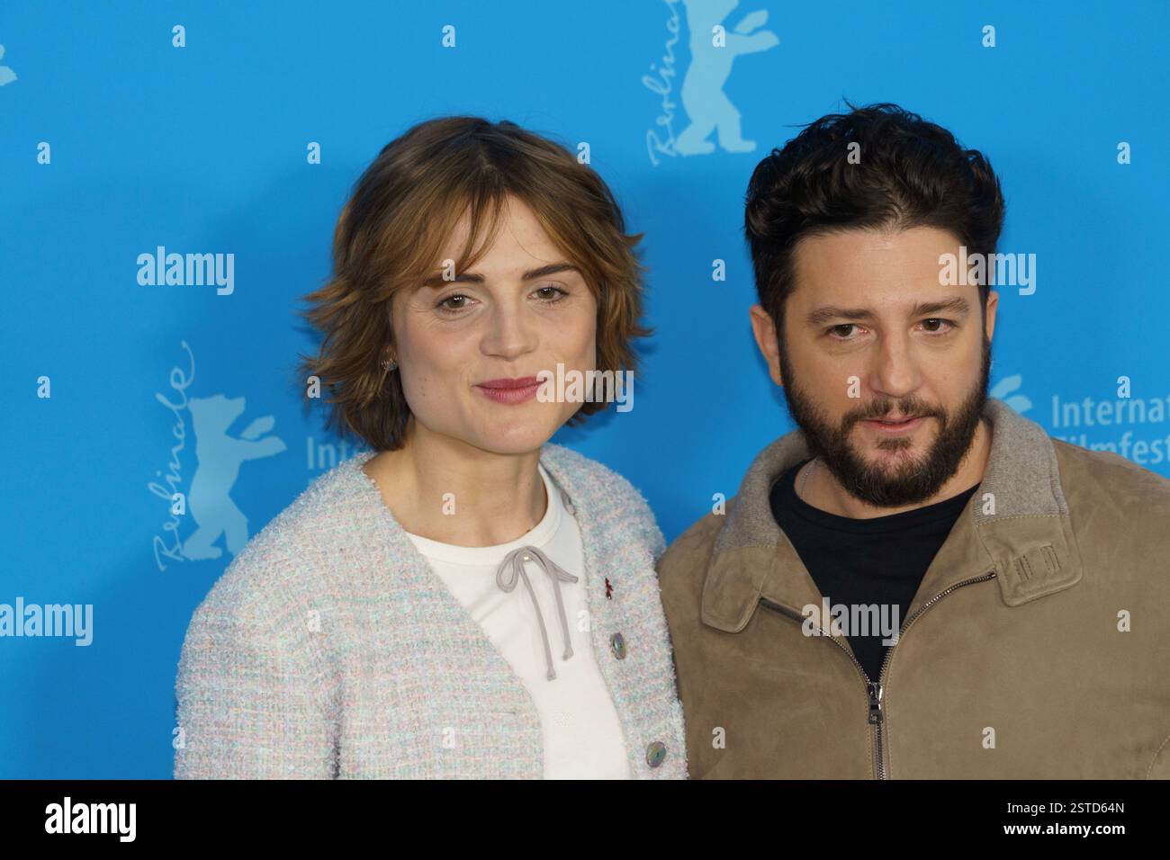 Berlin, Germany. 15th Feb, 2025. Sol Bondy, Michael Chernus, Alexander ...