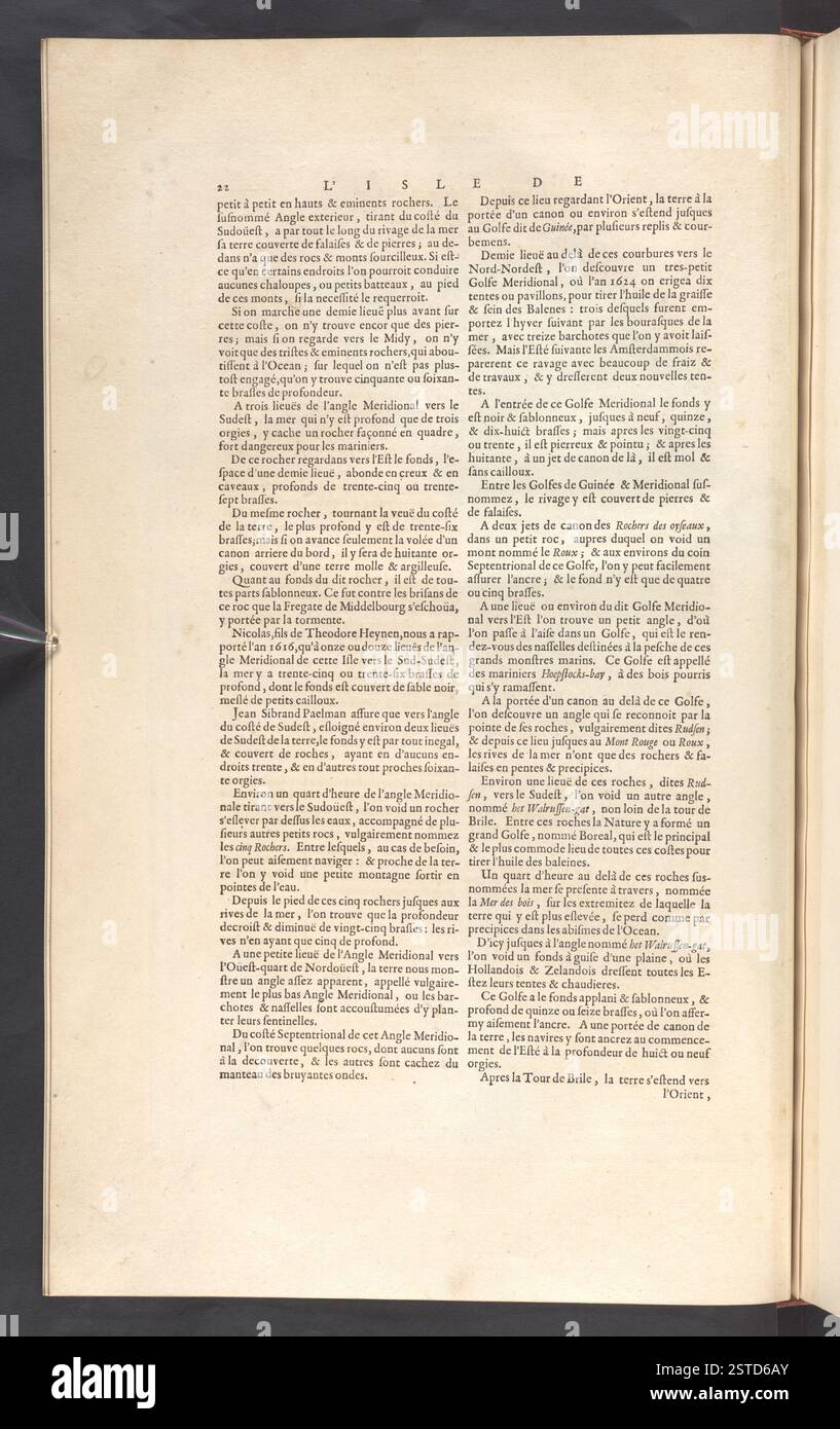 An early geographical map titled 'Geographie, qvi est la Premiere' from ...