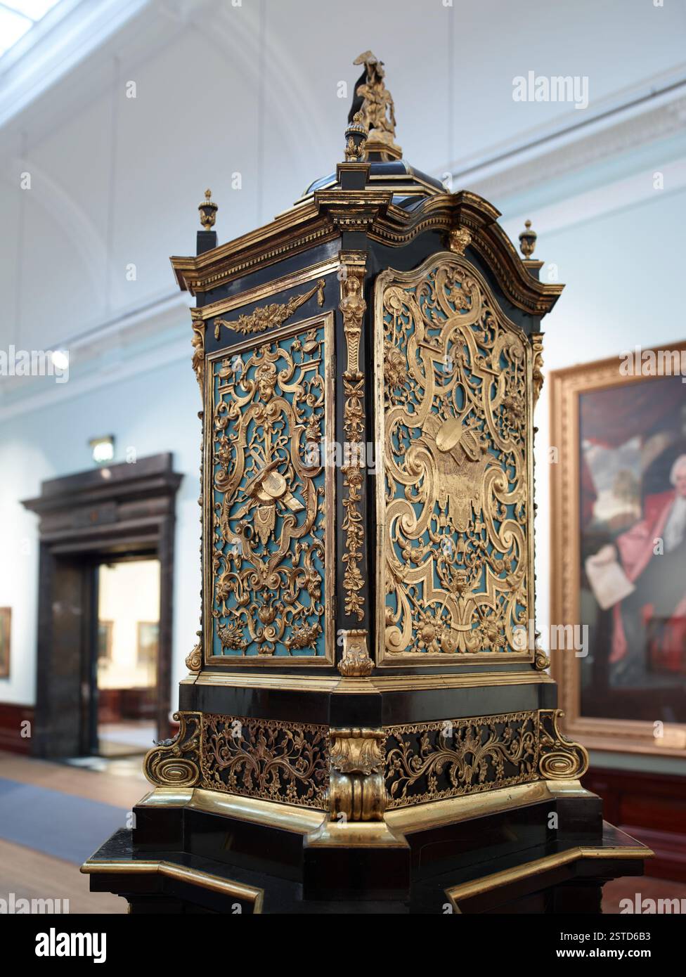 Organ clock from 1735, crafted by Charles Clay and designed by John ...