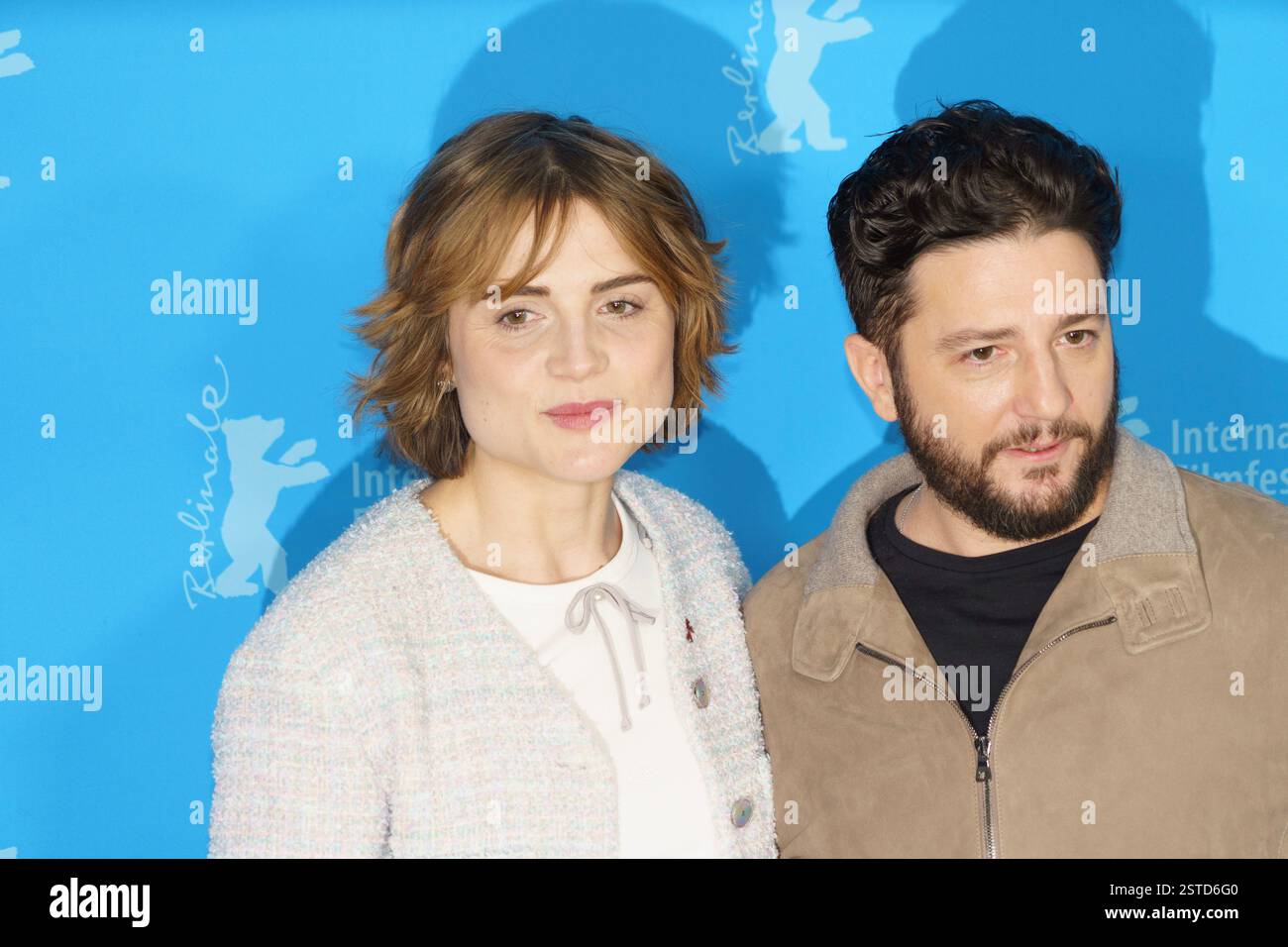 Berlin, Germany. 15th Feb, 2025. Sol Bondy, Michael Chernus, Alexander ...