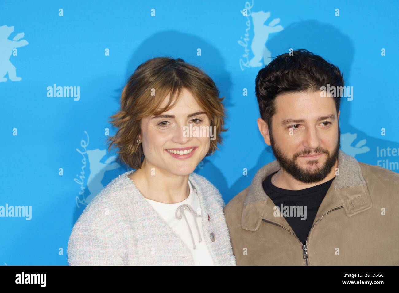 Berlin, Germany. 15th Feb, 2025. Sol Bondy, Michael Chernus, Alexander ...