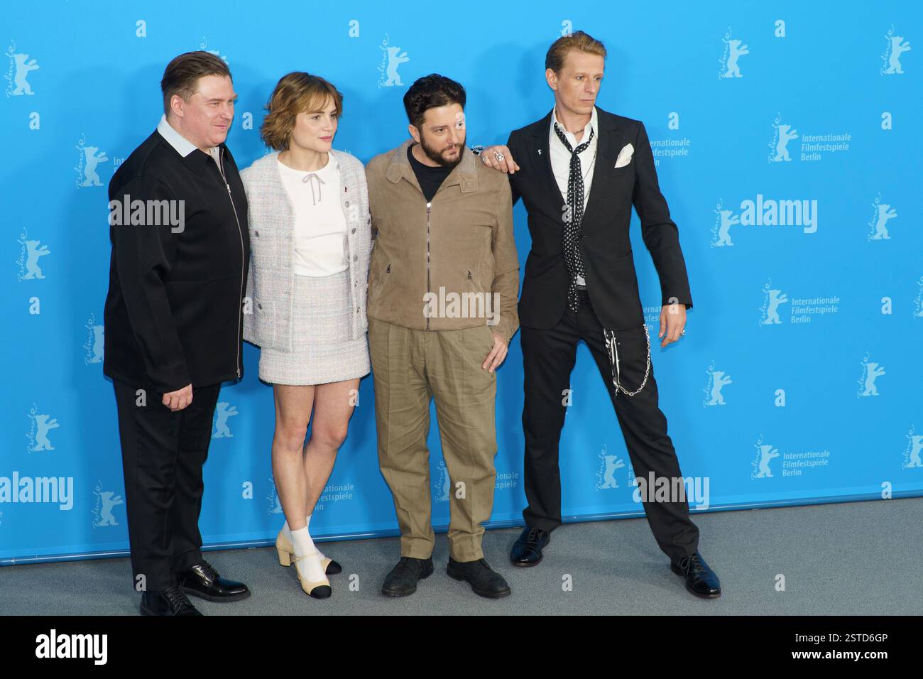 Berlin, Germany. 15th Feb, 2025. Sol Bondy, Michael Chernus, Alexander ...