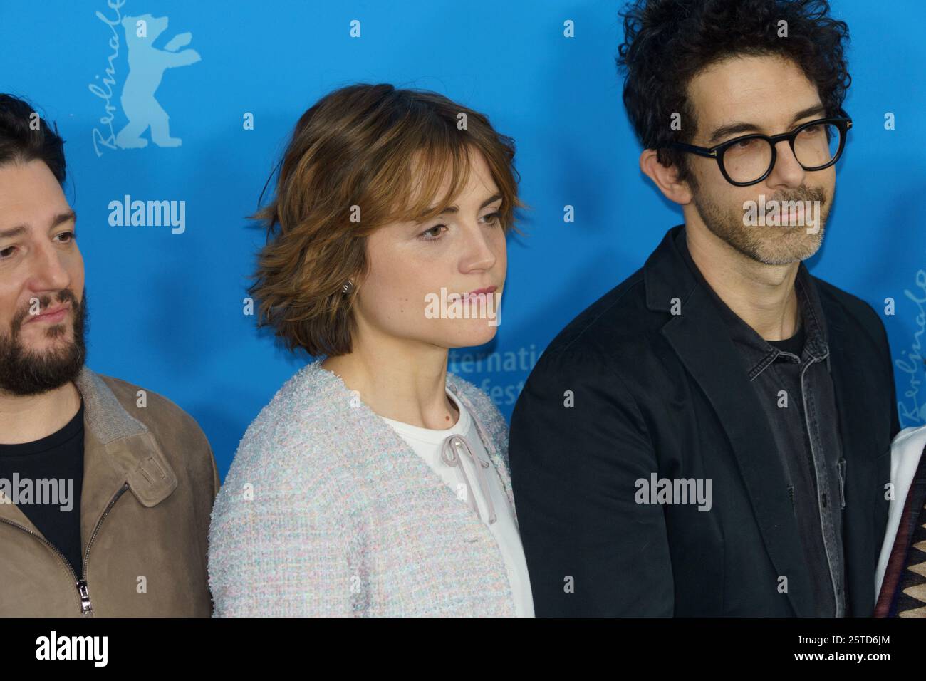 Berlin, Germany. 15th Feb, 2025. Sol Bondy, Michael Chernus, Alexander ...