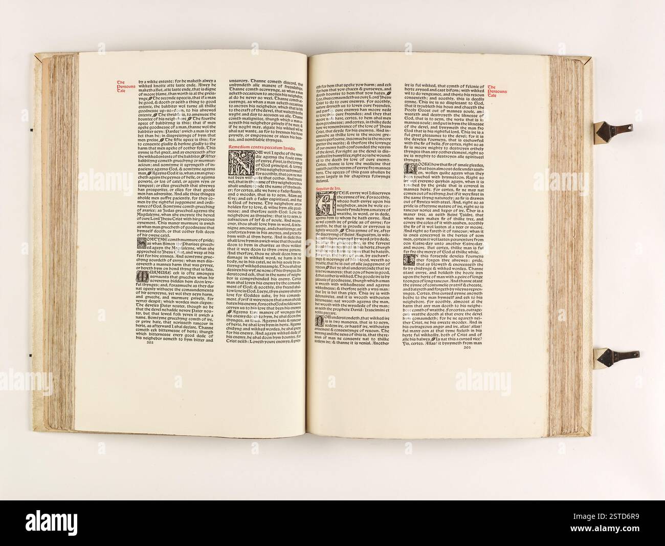 A 1896 edition of Geoffrey Chaucer's 'Works,' featuring 87 woodcut ...