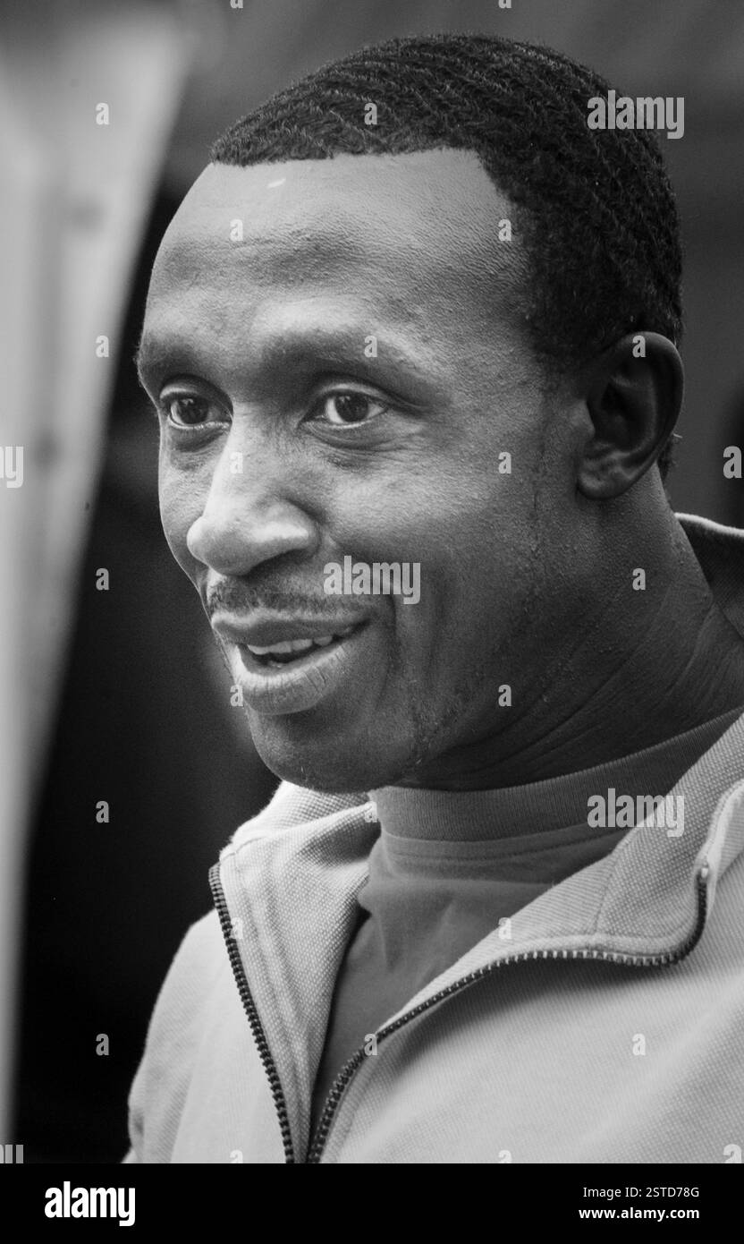 LINFORD CHRISTIE, PORTRAIT, 2003: Athlete sprinter Olympic Champion ...