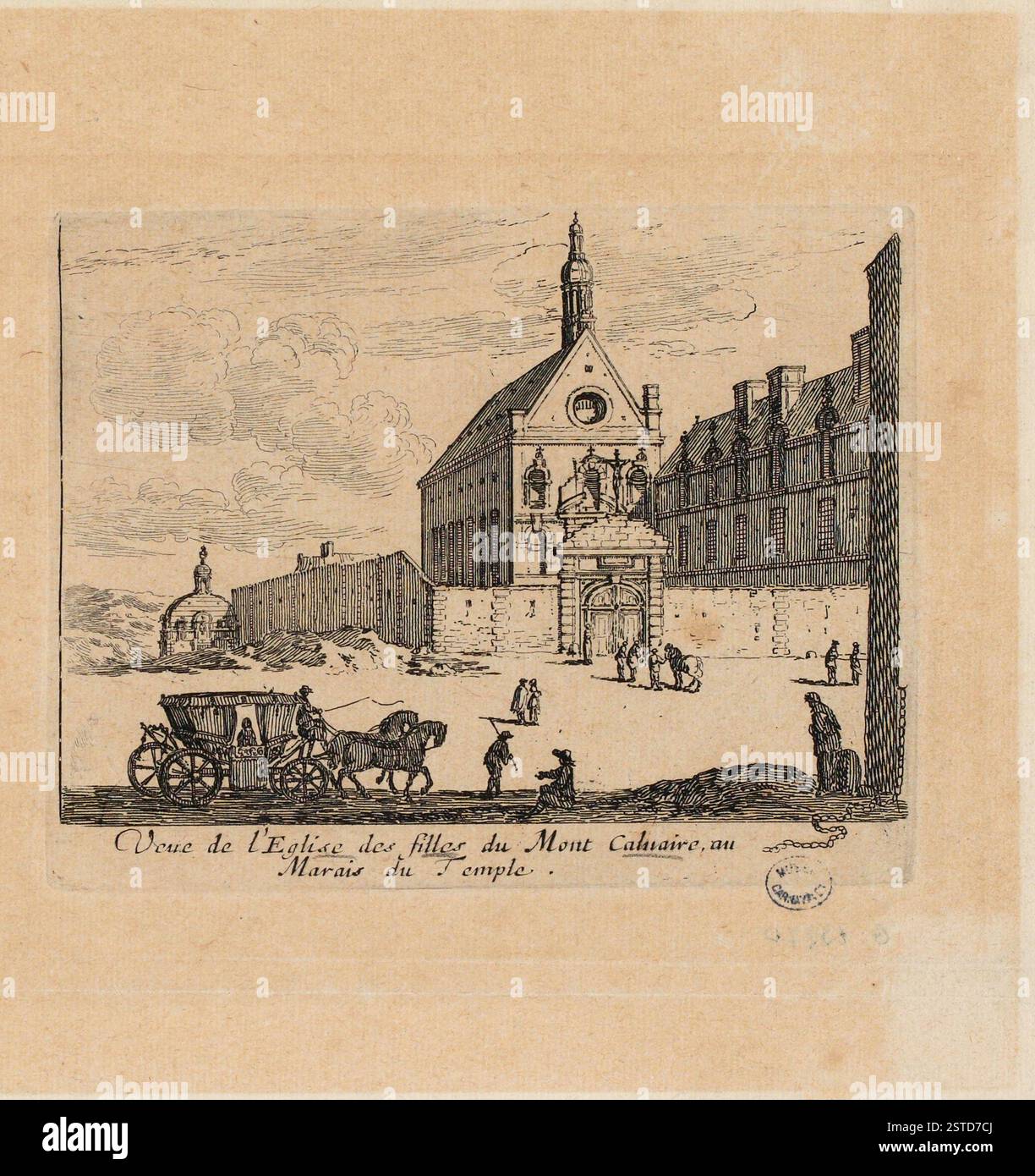 An urban landscape featuring the religious edifice of the Church of the ...