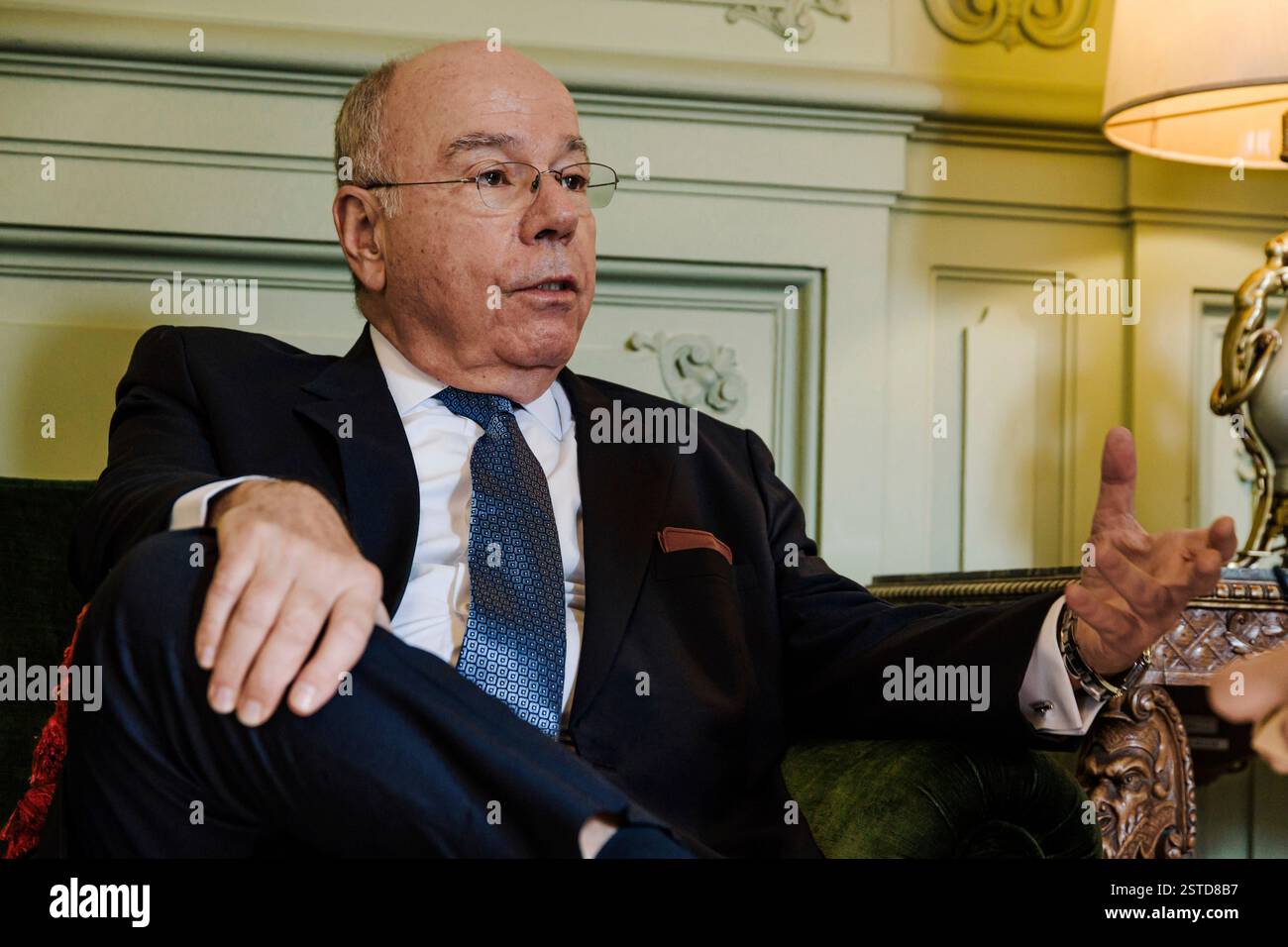 Brazil's Foreign Minister, Mauro Vieira, during an interview for Europa ...