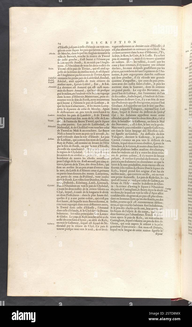 A copperplate engraving from Joan Blaeu’s 1667 Le Grand Atlas, volume 6 ...