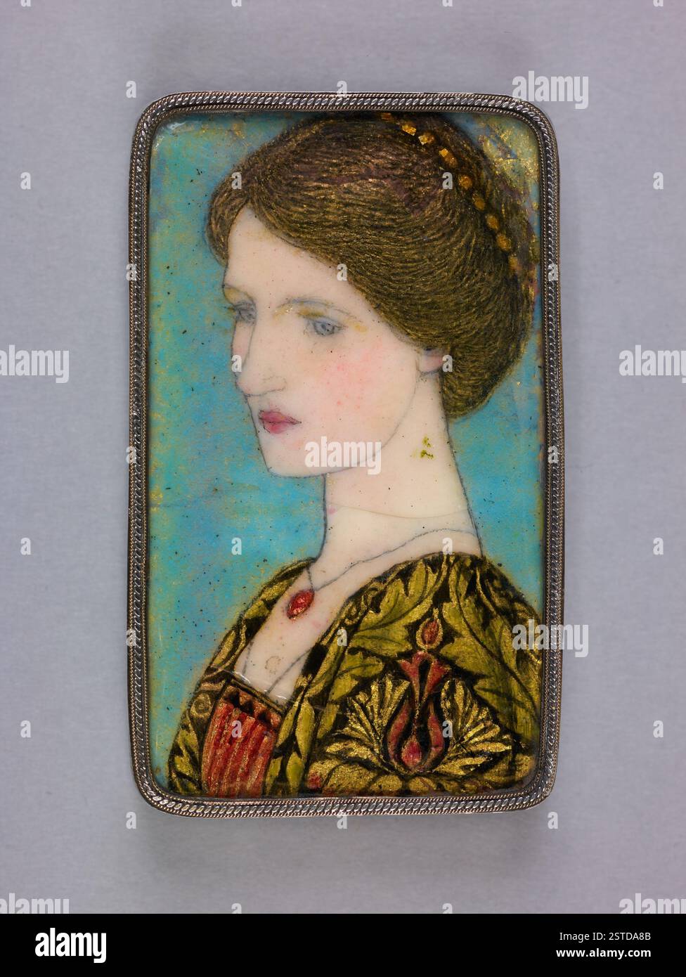 Plaquette Portrait of Georgie Gaskin, 1913, Artist: Arthur Joseph ...