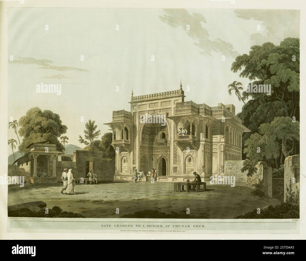 This image from the BL King’s Topographical Collection depicts a gate ...