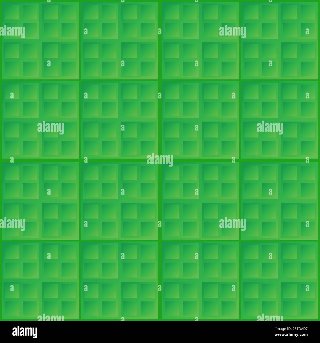 Abstract green seamless pattern - square tiles Stock Photo - Alamy