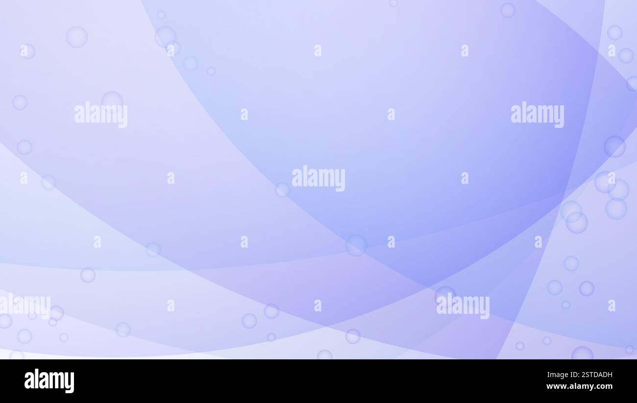 Abstract violet background with transparent bubbles and lines Stock ...