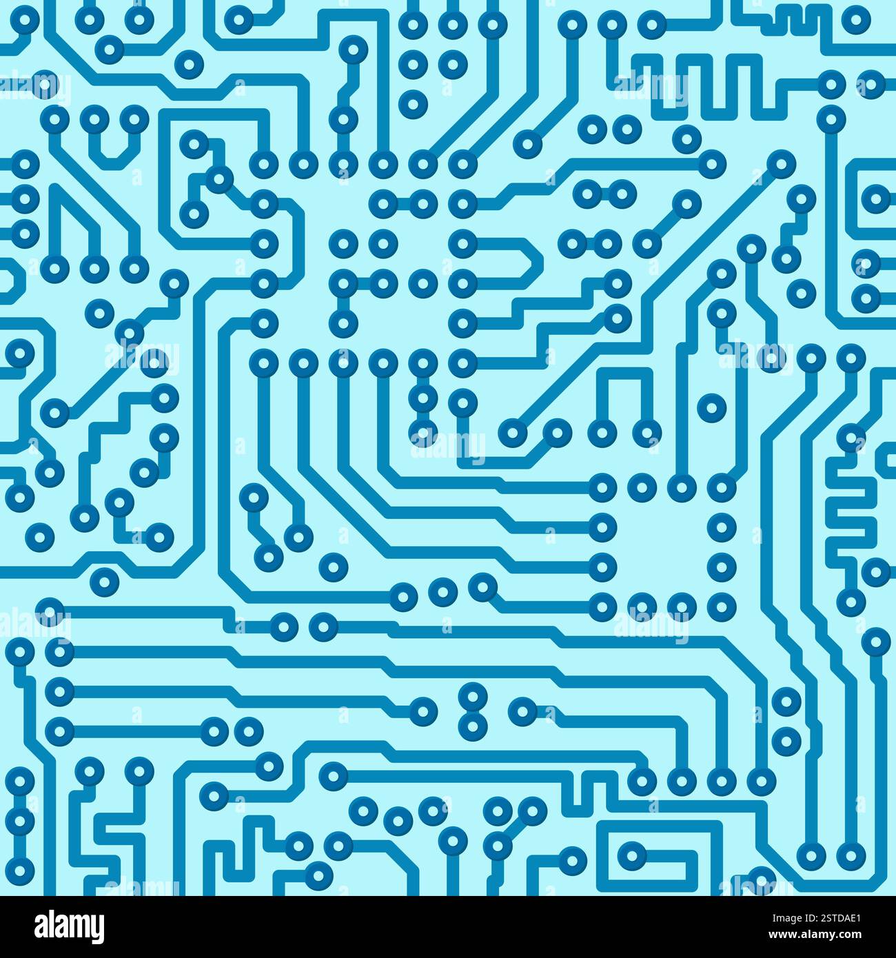Electronic digital circuit board - seamless pattern Stock Photo - Alamy